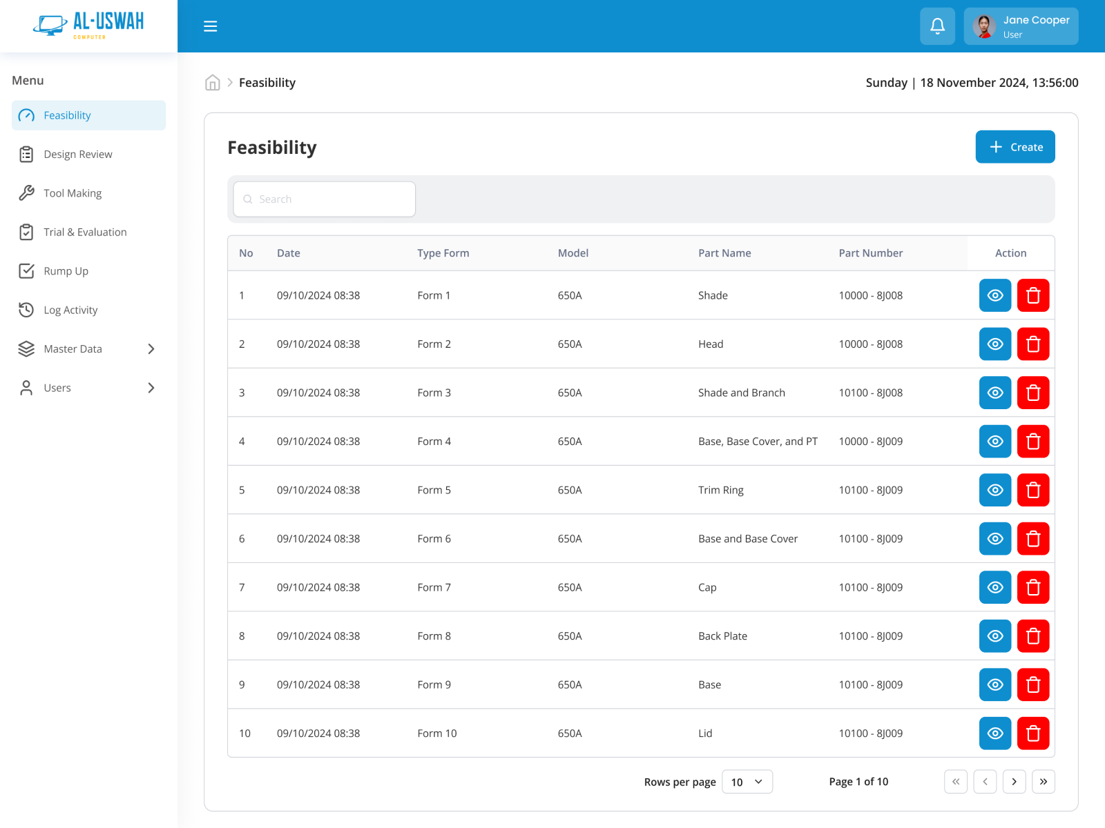Confidential Digialyze System - Login & Table by Hasan Waulat on Dribbble