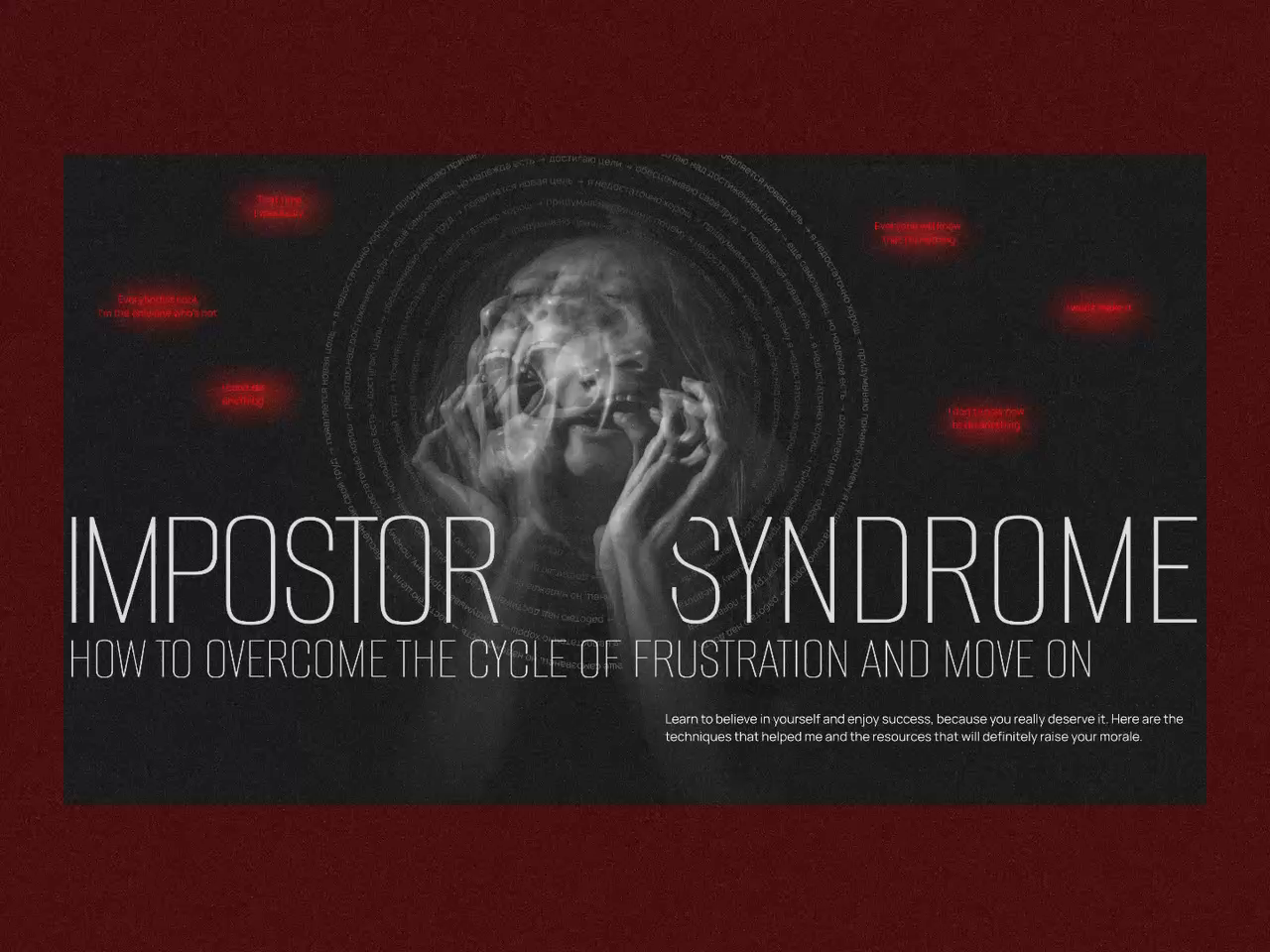 Impostor Syndrome — Desktop Design by Mariia Vlodarchuk on Dribbble