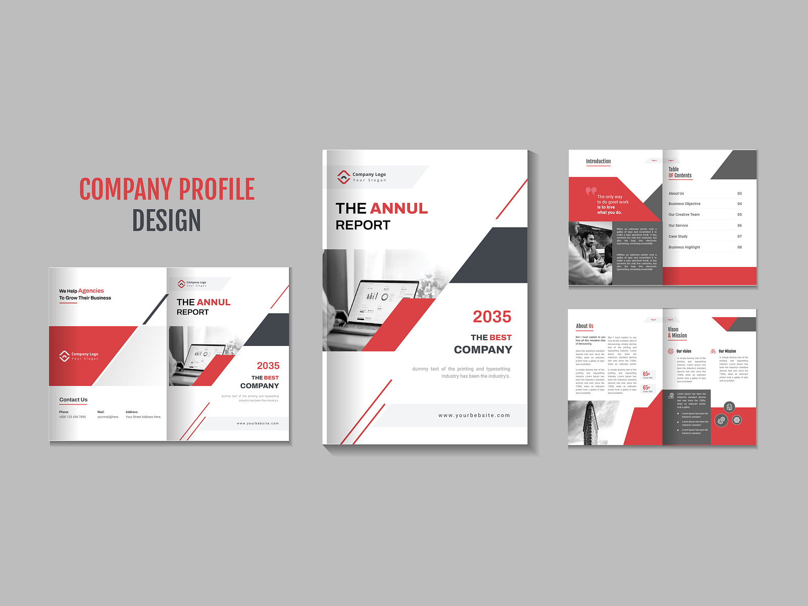 Company profile design by Merg Easy on Dribbble