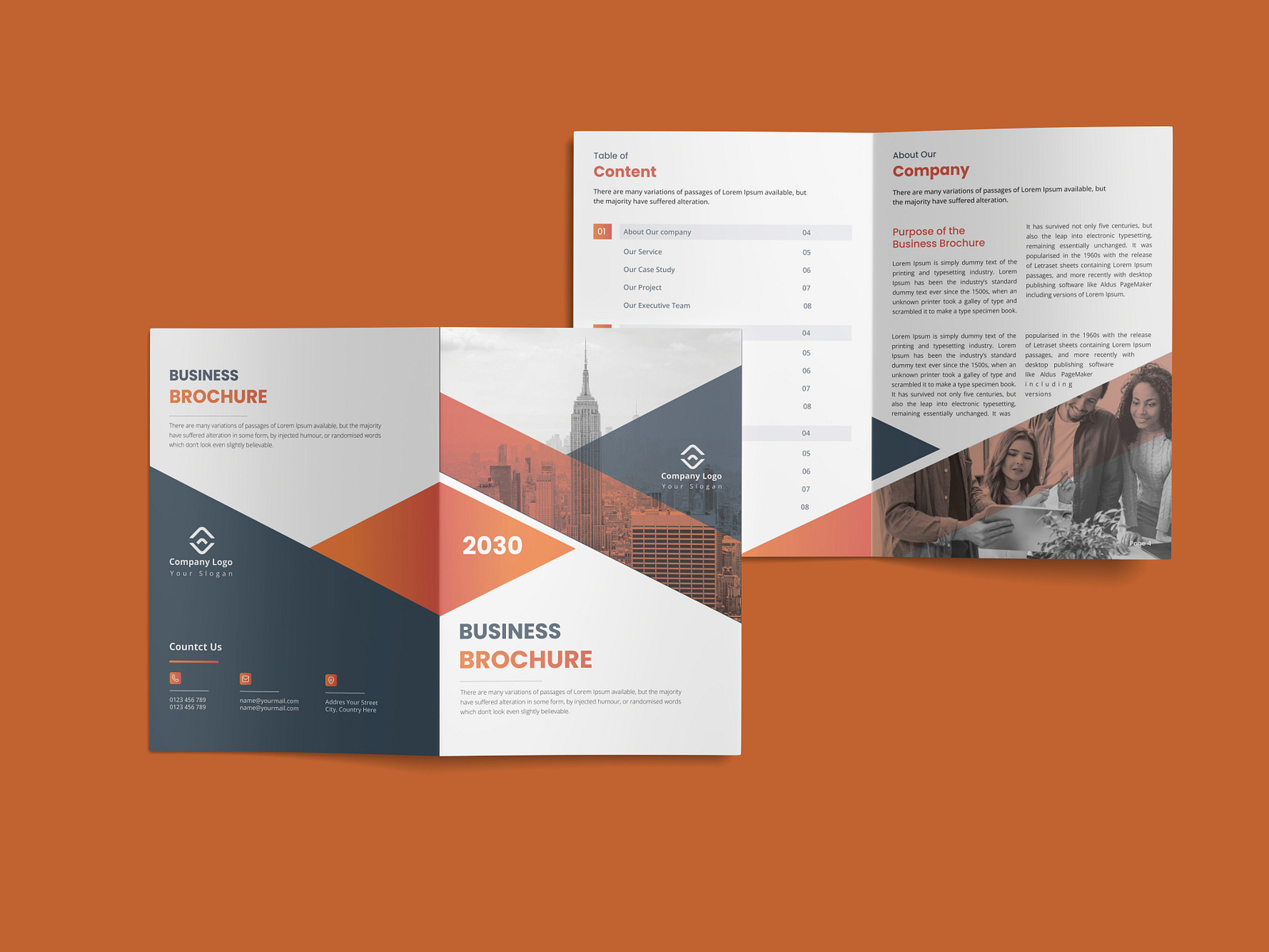 Company Profile Design Layout by Merg Easy on Dribbble