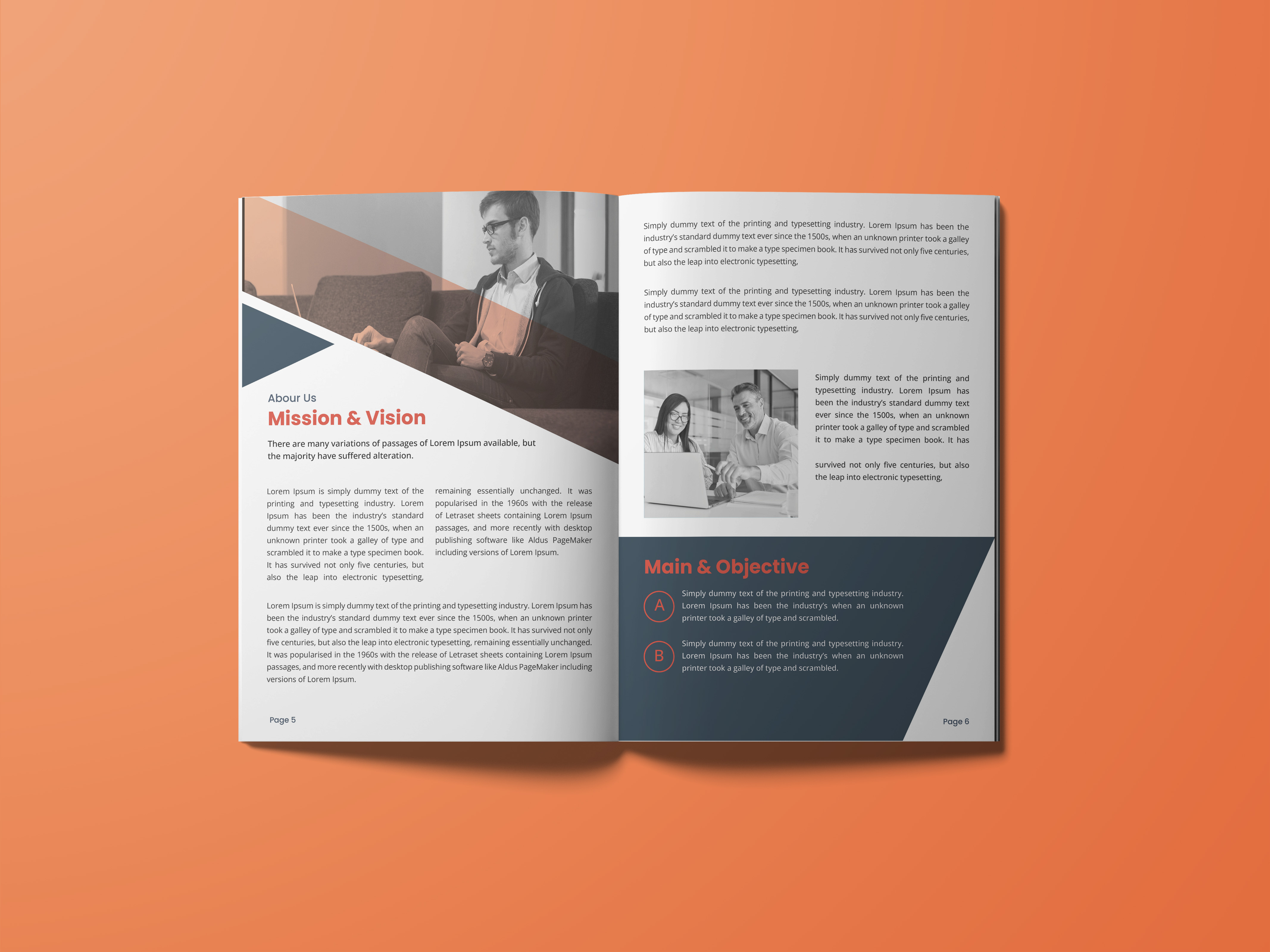 Company Profile Design Layout by Merg Easy on Dribbble