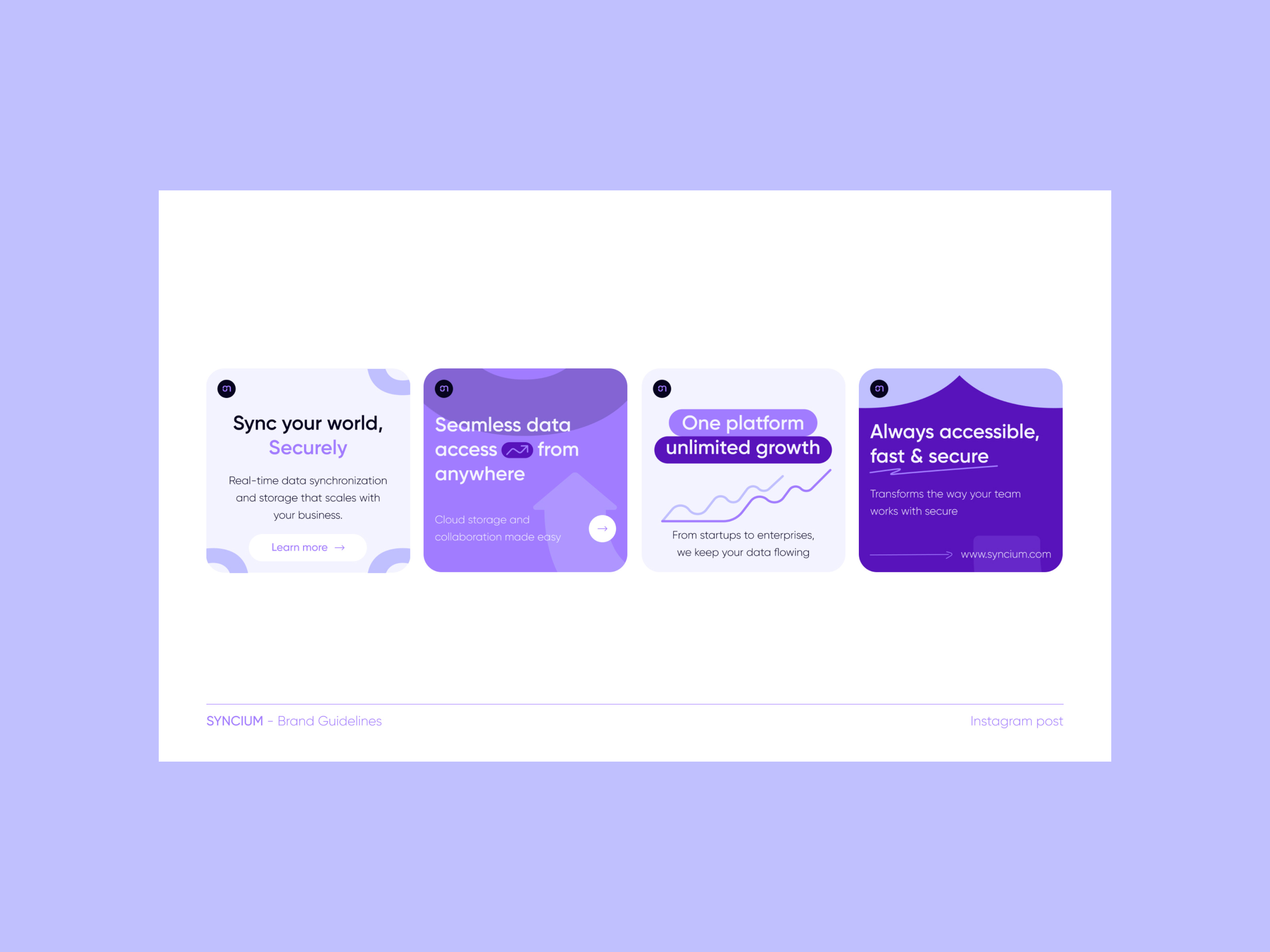 Syncium | SaaS Platform Brand Guidelines by Abedin Joy on Dribbble