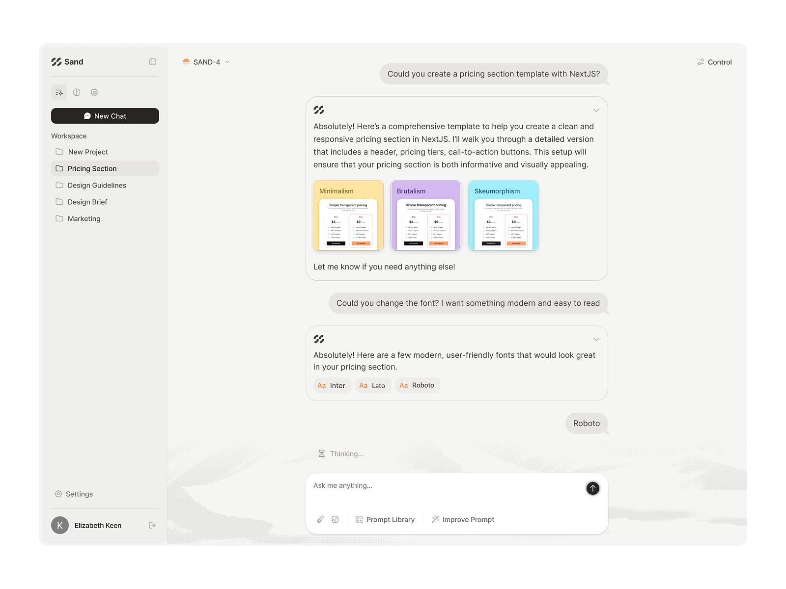 LLM - Answer suggestions by Morva Work for Morva Labs on Dribbble