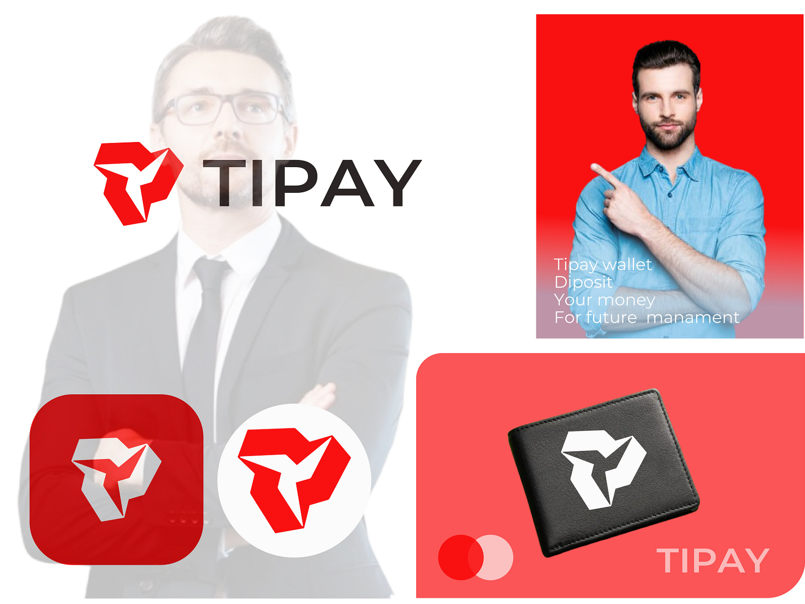 Tipay Crypto wallet - T & P Letter Logo and Branding Design by Forma ...
