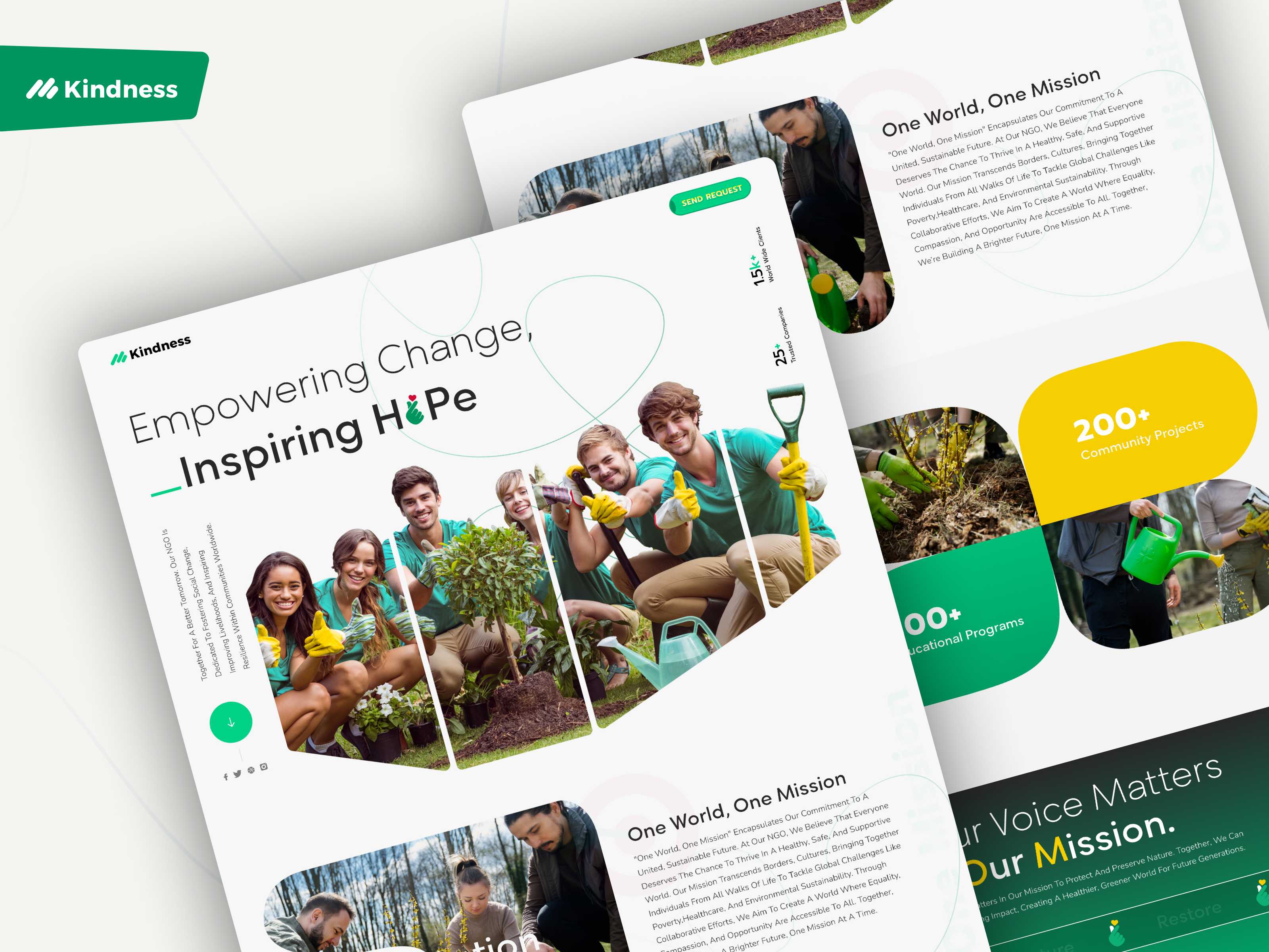 Empowering Interfaces: UI/UX Design for an NGO Website by MC-UIUX for Master Creationz -Global ...