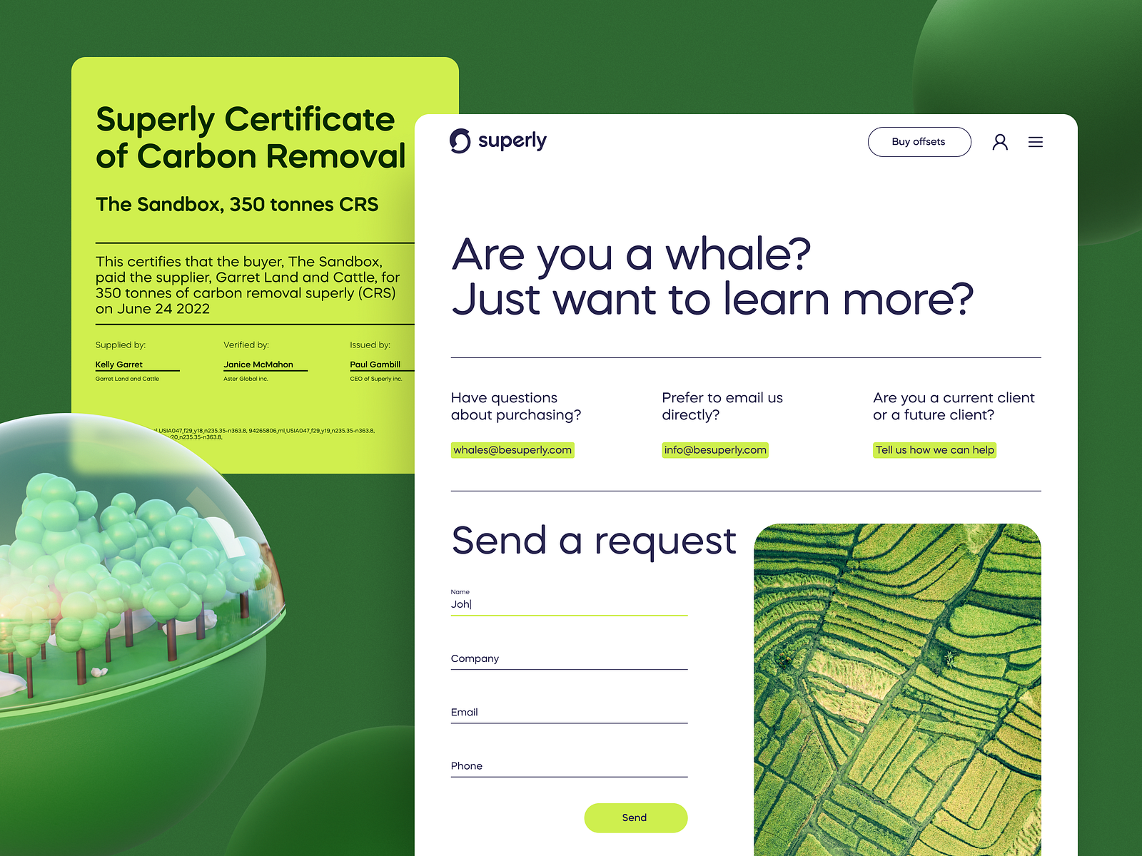 Superly Website Design: Request Form by tubik UX for tubik on Dribbble