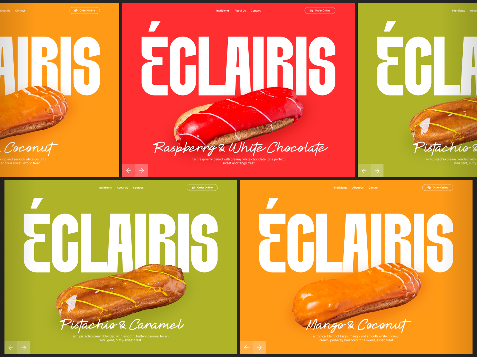 Eclairs E-Commerce Website Design by Lumios Digital on Dribbble