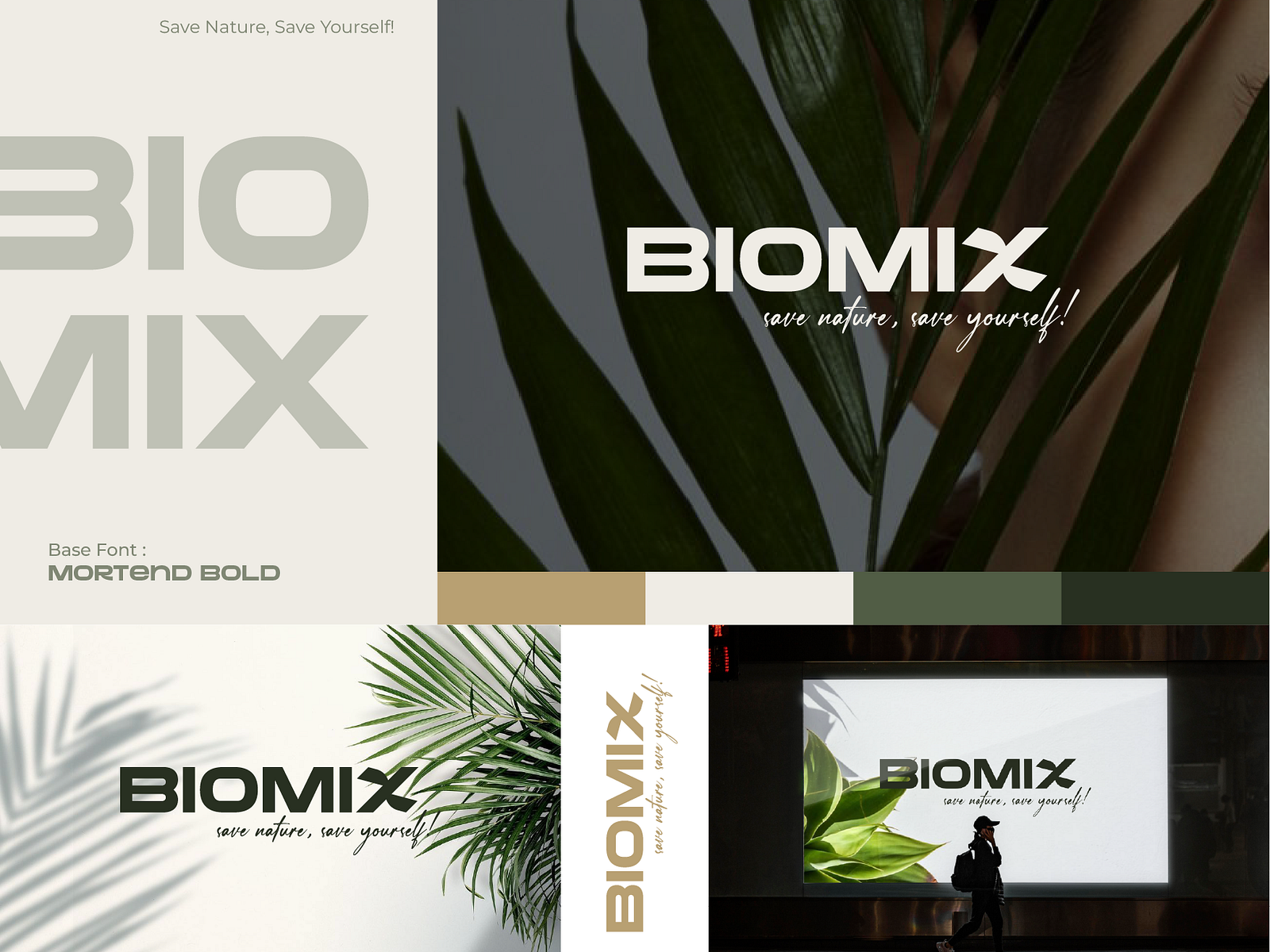 BiomiX Logo: Minimalist, Natural, Eco-Friendly Design by Artboard on ...