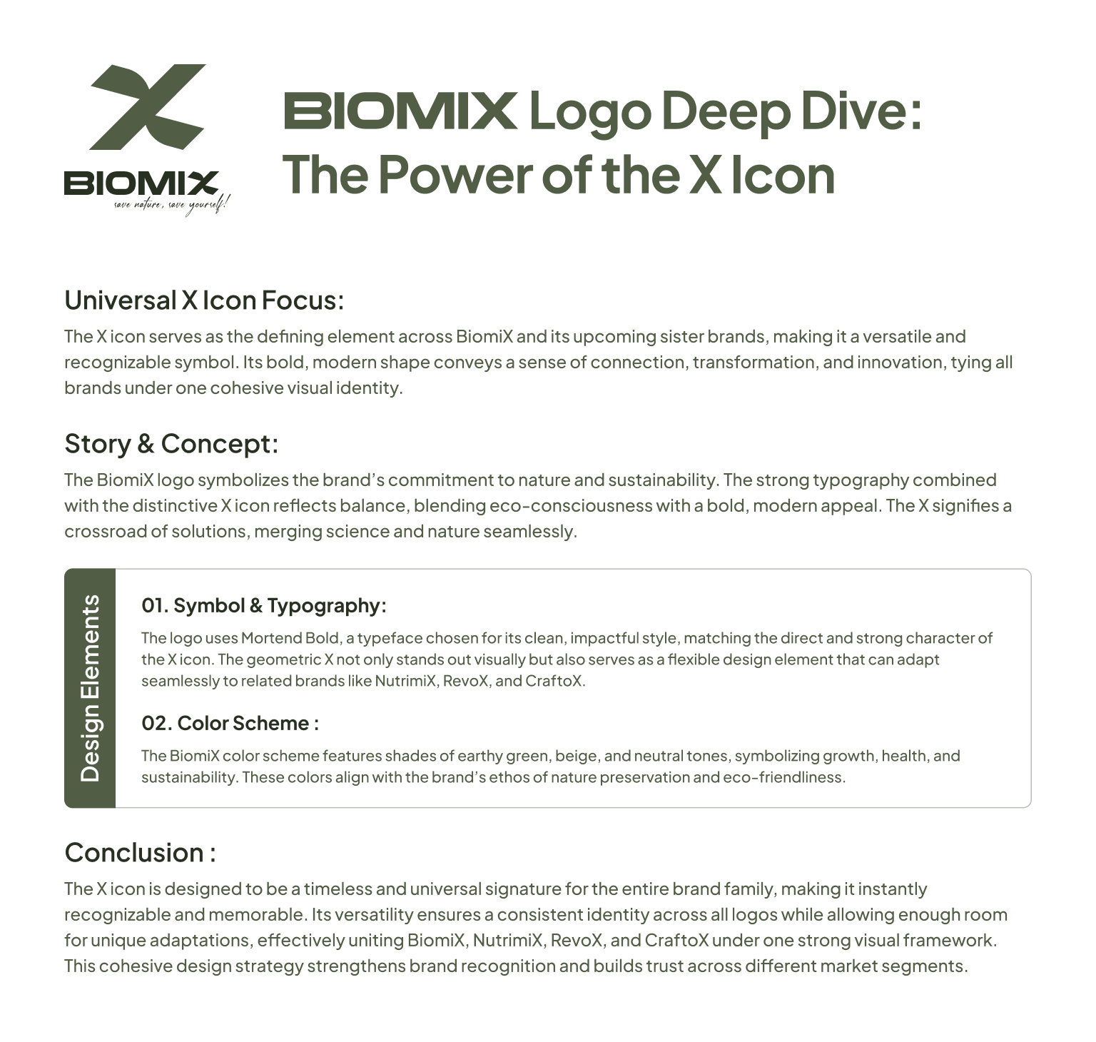 BiomiX Logo: Minimalist, Natural, Eco-Friendly Design by Muhammed ...