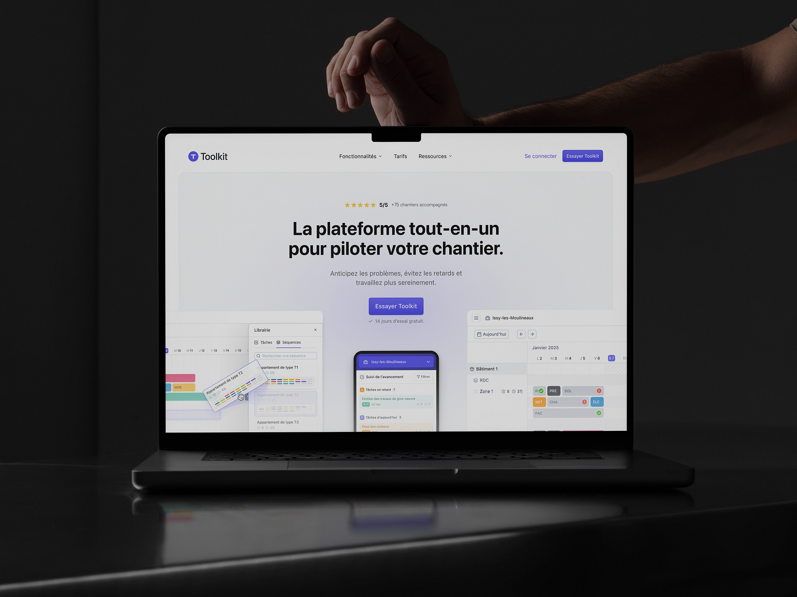 Gestion de chantier / BTP by Inès on Dribbble