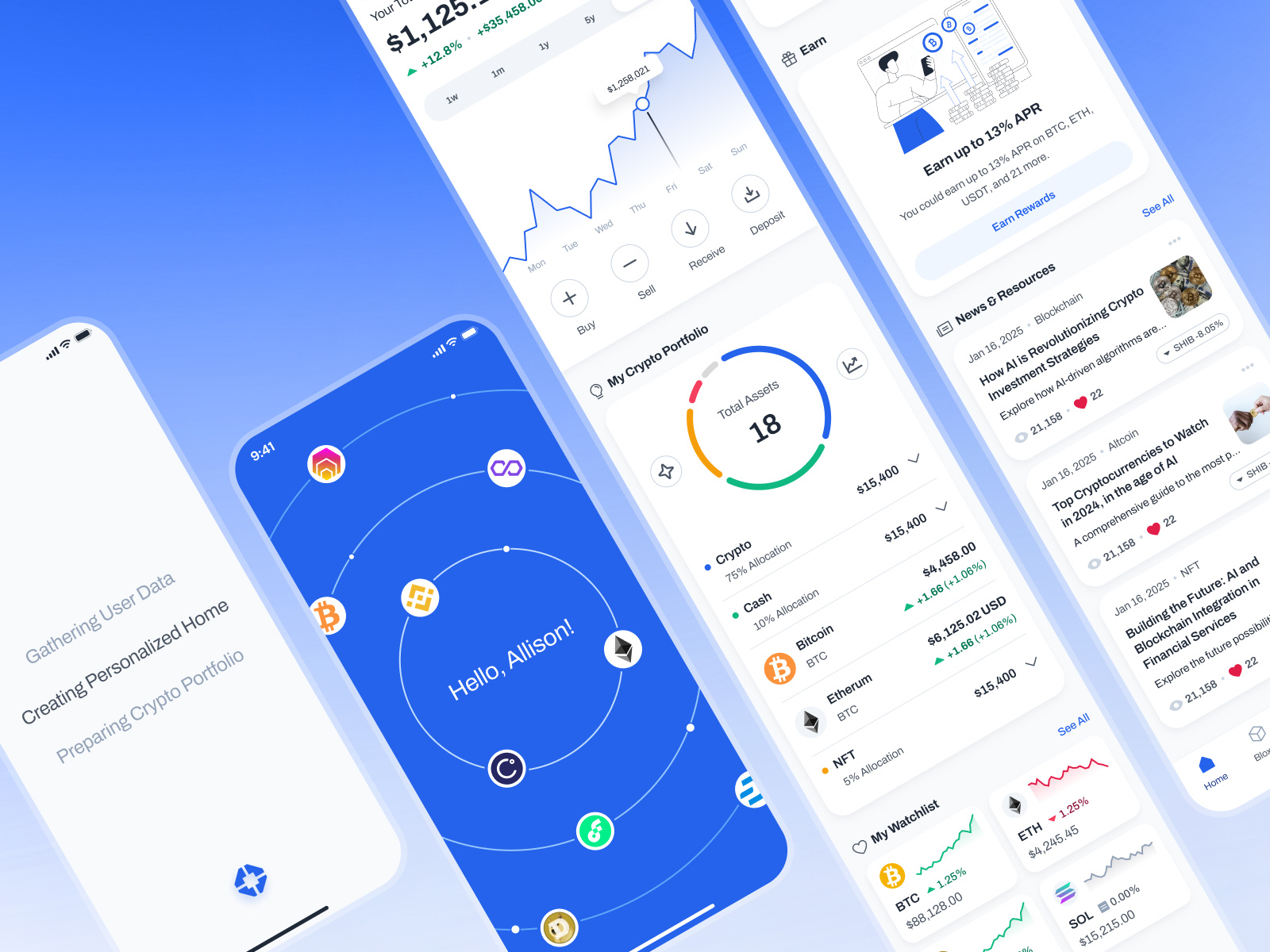 blockfy: AI Crypto Investing & Trading App - Crypto Portfolio UI by ...