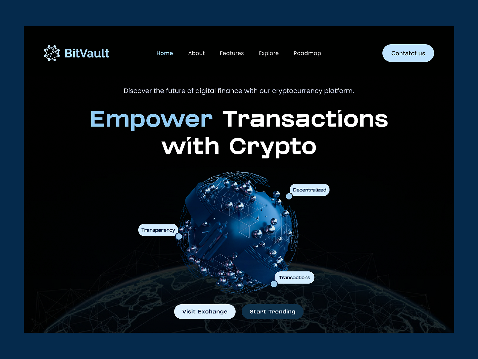 Cryptocurrency Website Design by Rifat Ony on Dribbble