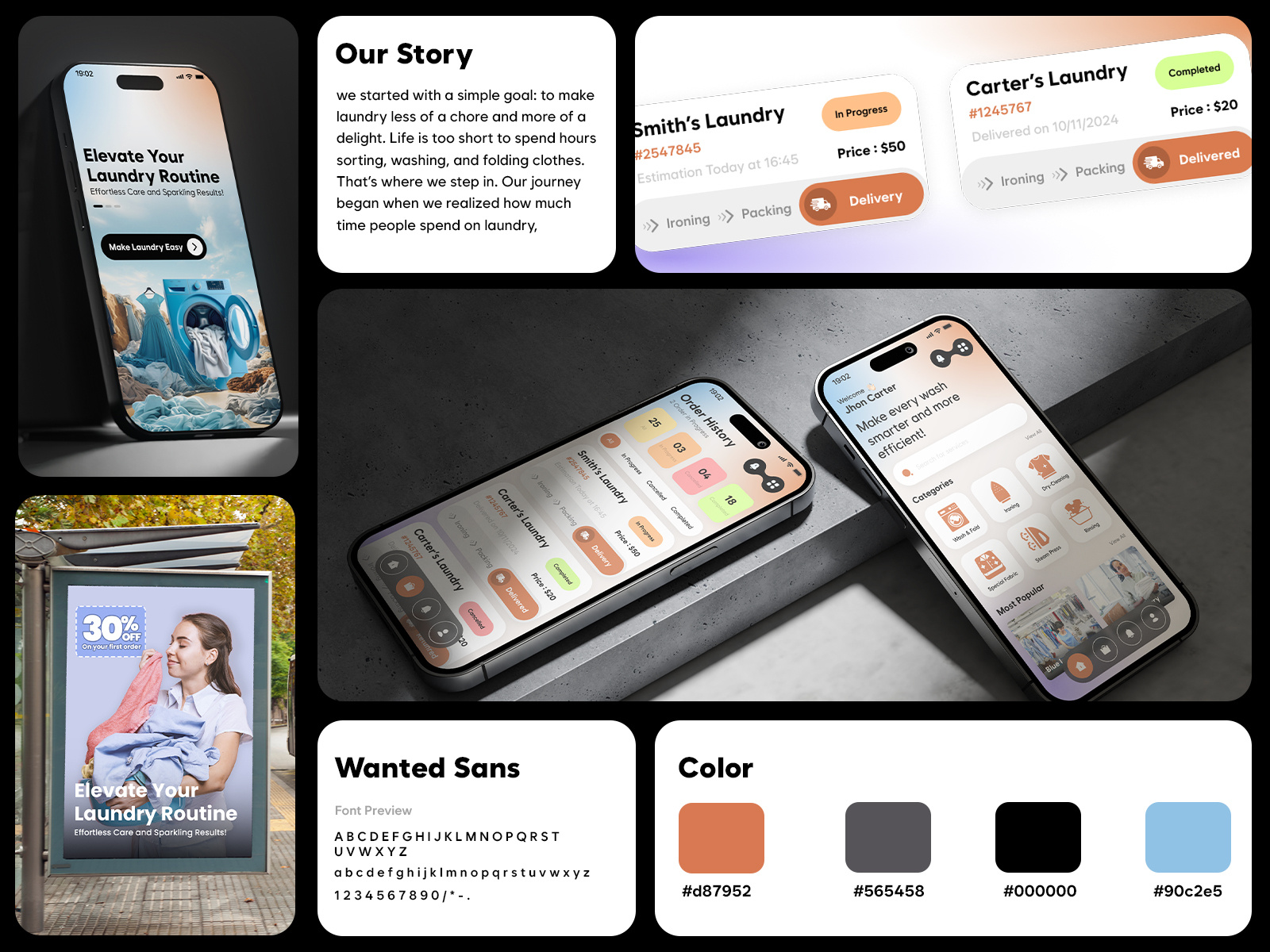 Best Laundry Service App UI Design by Excellent Webworld on Dribbble