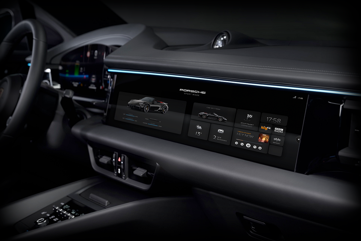 Porsche 911 Carrera 4 GTS HMI by Thomas Moeller on Dribbble