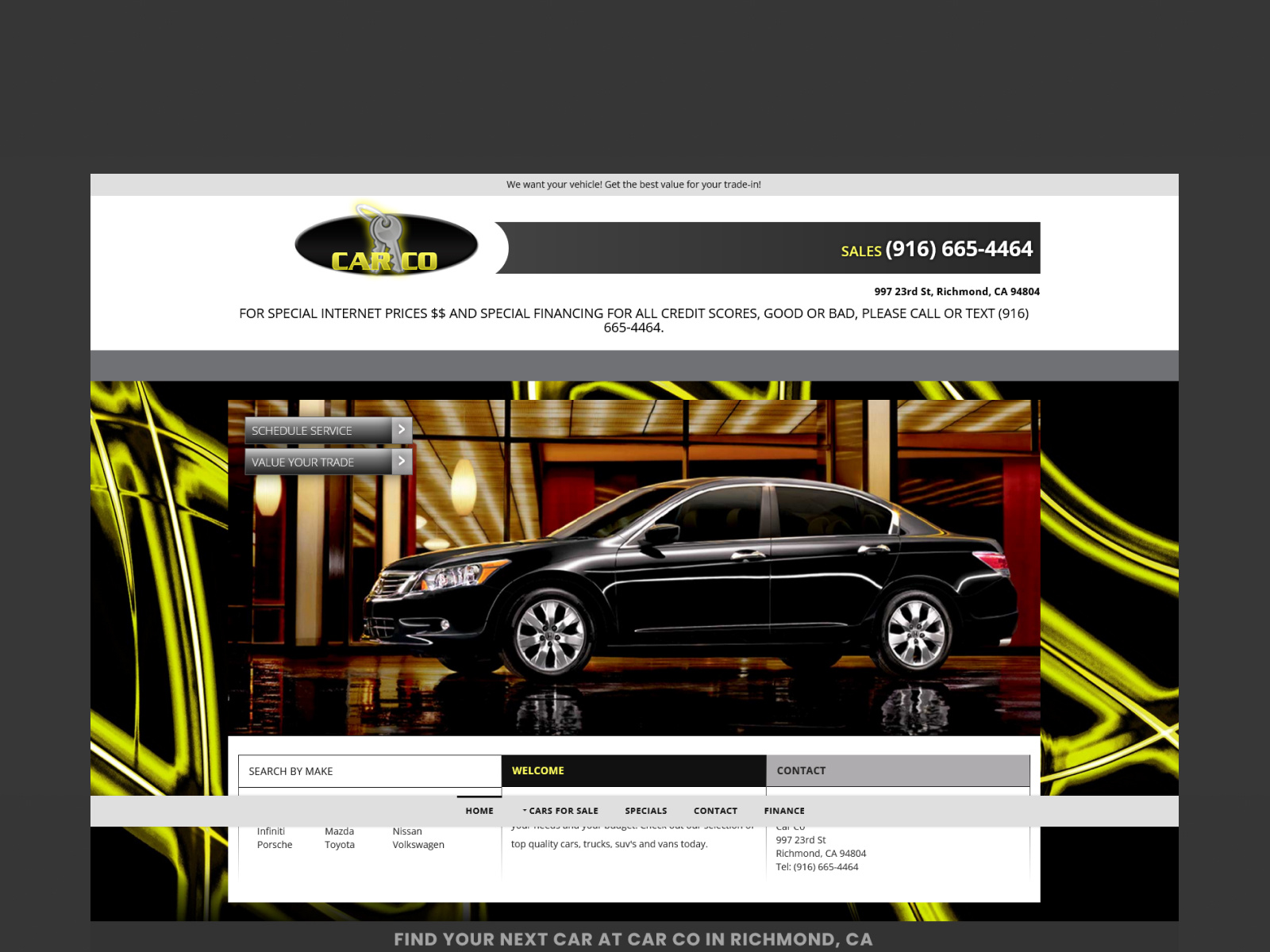 Car Co - Car Dealership Aesthetic Futuristic Website by Navyan Ahmad on ...