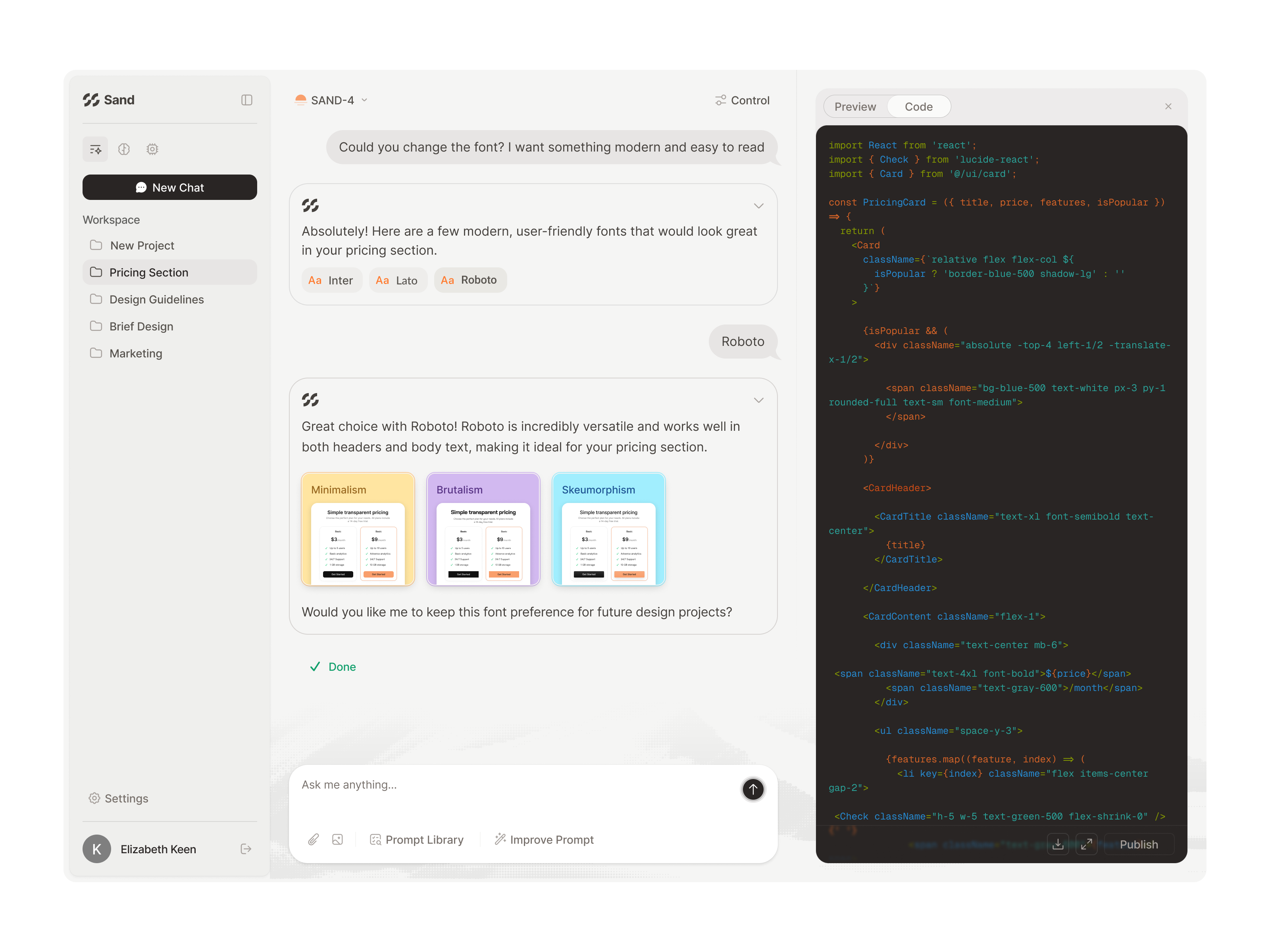 LLM - Generate code by Morva Work for Morva Labs on Dribbble