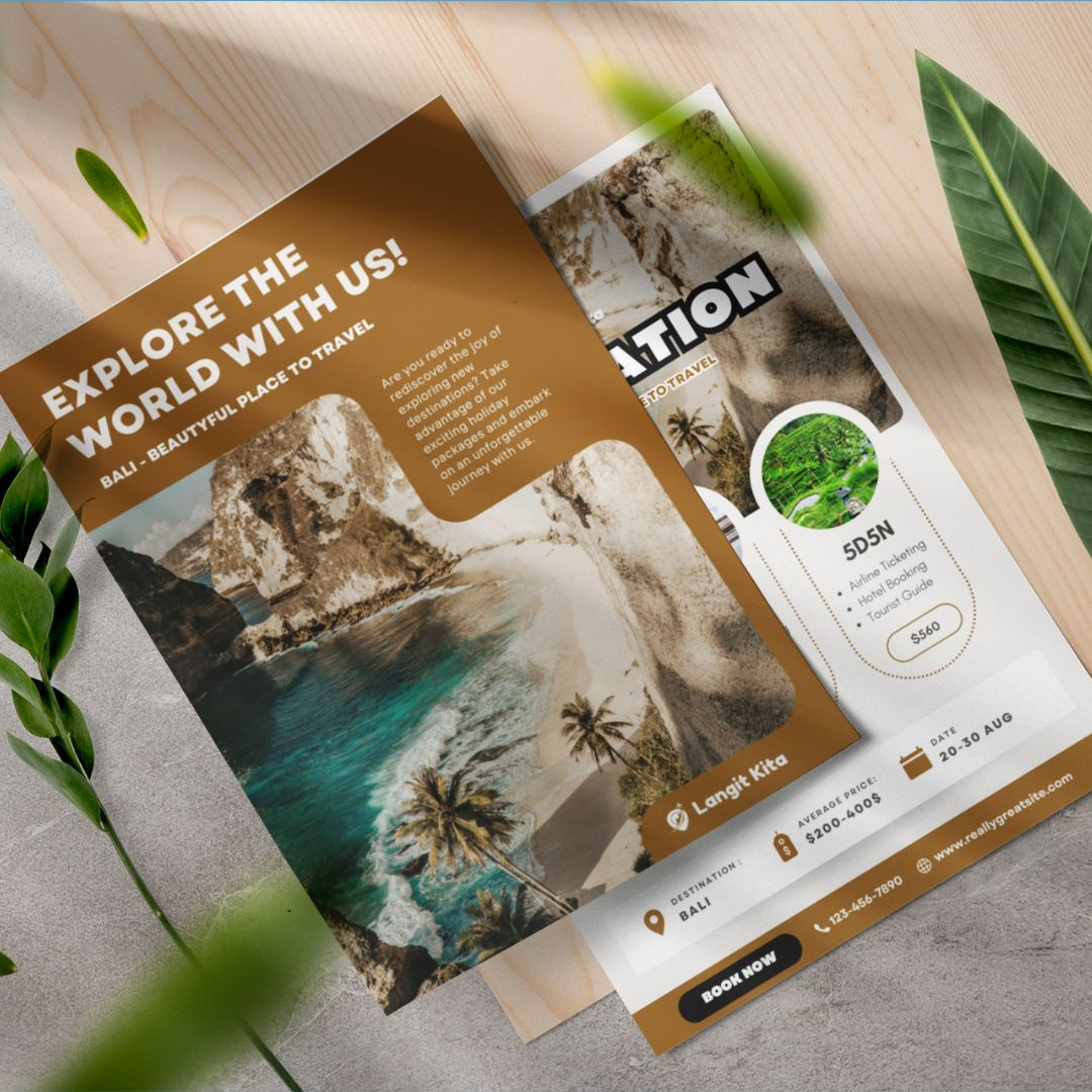 Canva Tour & Travel Flyers Template Full Editable by idris majid on ...