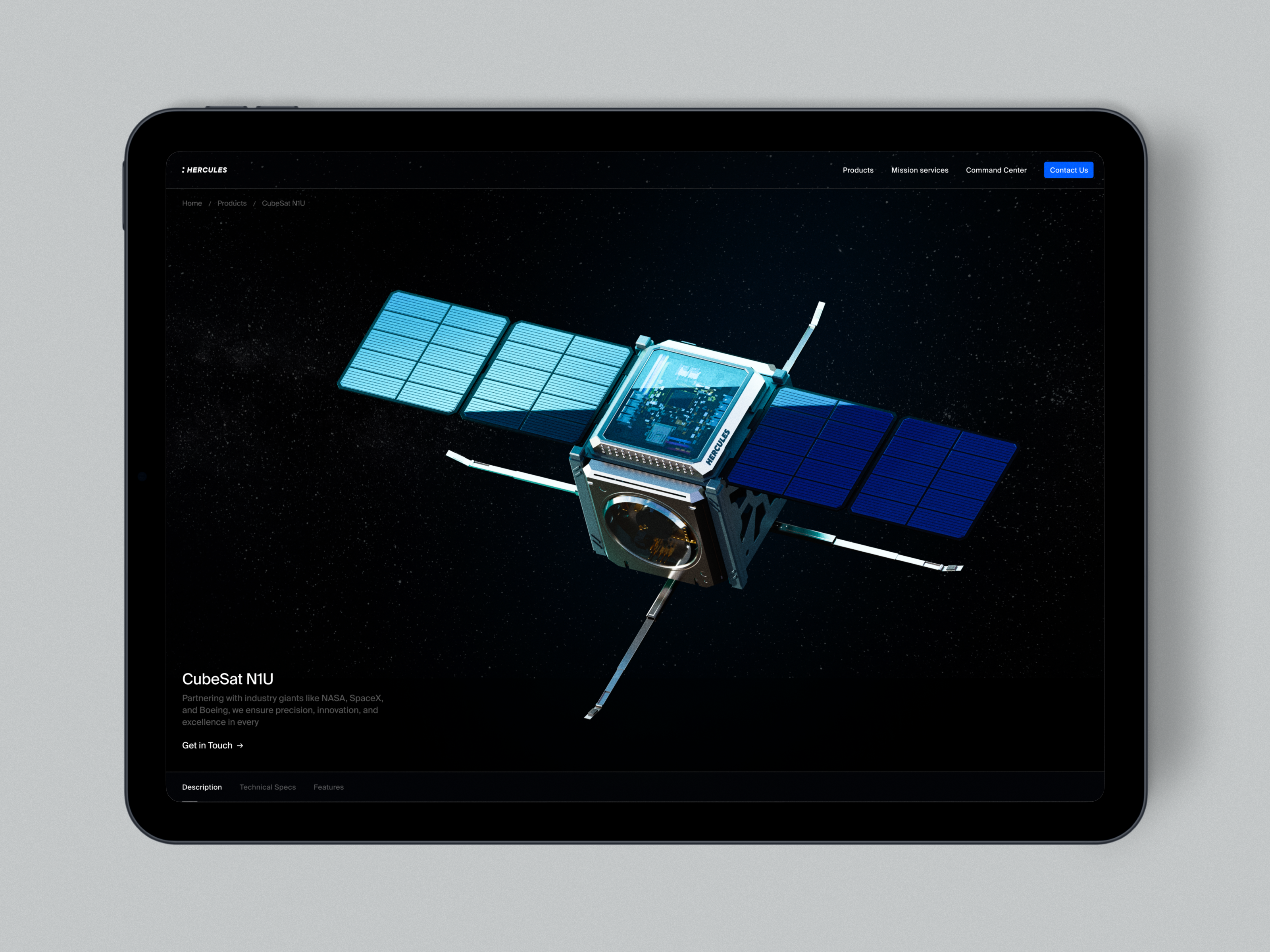 Website Design for Satellite Control & Launch Platform by Shakuro UI/UX ...