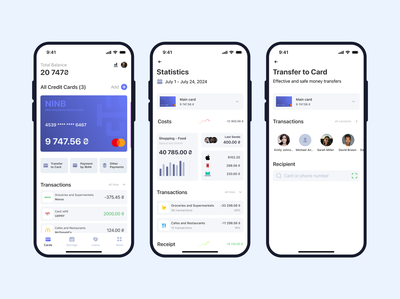 Banking App Design by Tetiana on Dribbble