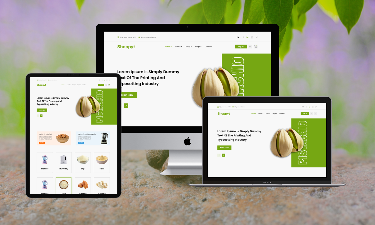 Shopping Mall Website Design - 3 by Murait Technologies on Dribbble