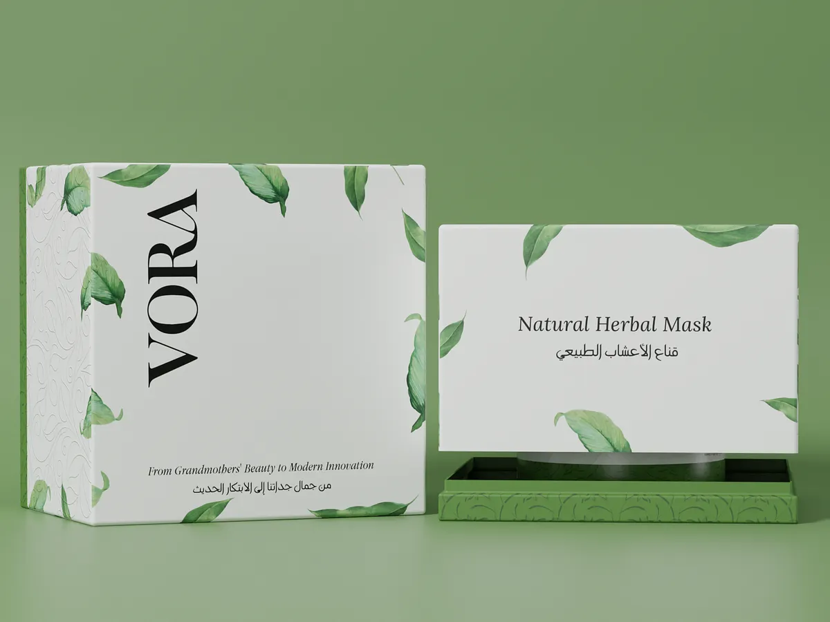 Herbal Mask Label Design designs, themes, templates and downloadable ...