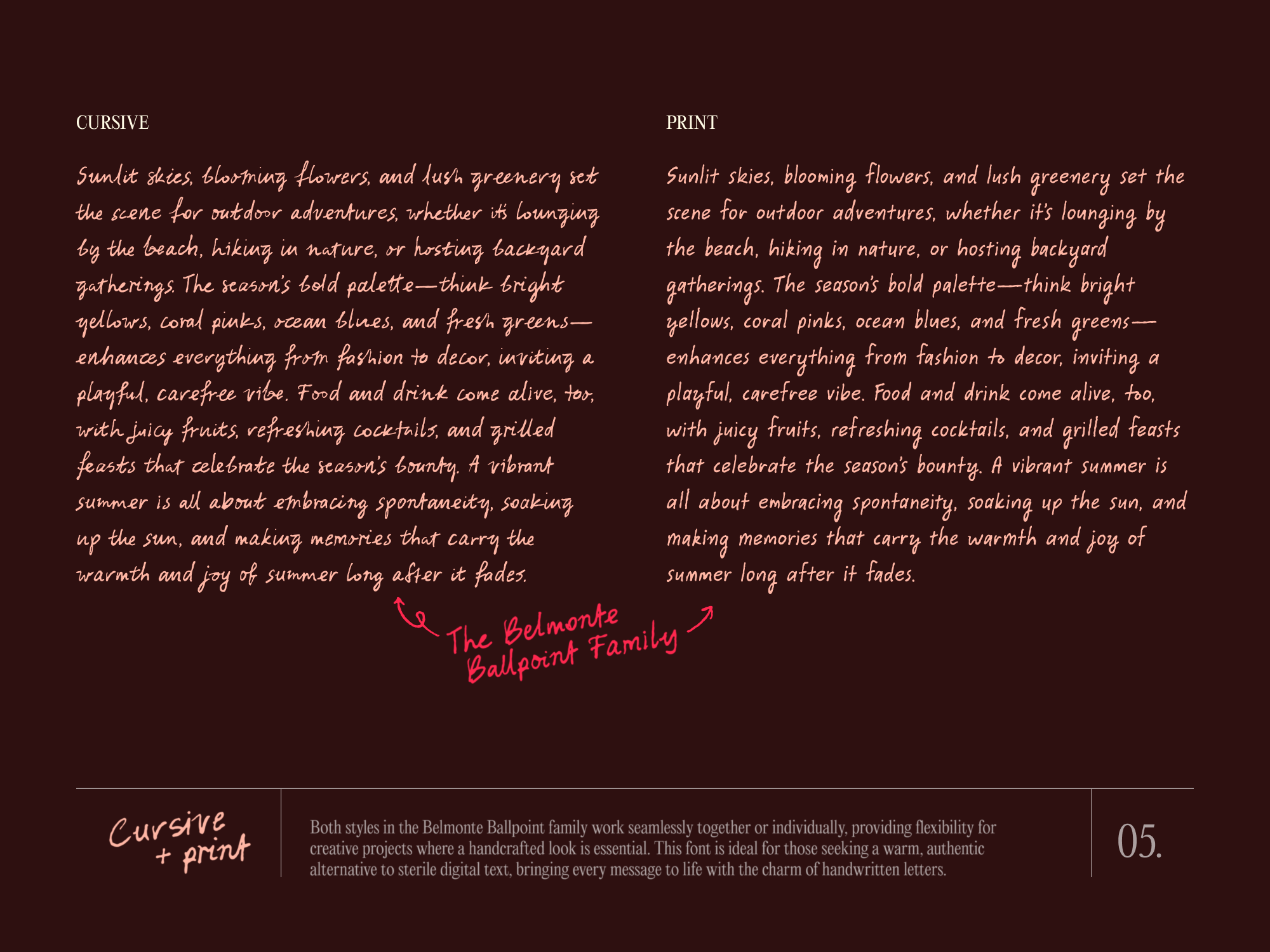 Belmonte Ballpoint Handwritten Biro Font by Laura Eddy on Dribbble