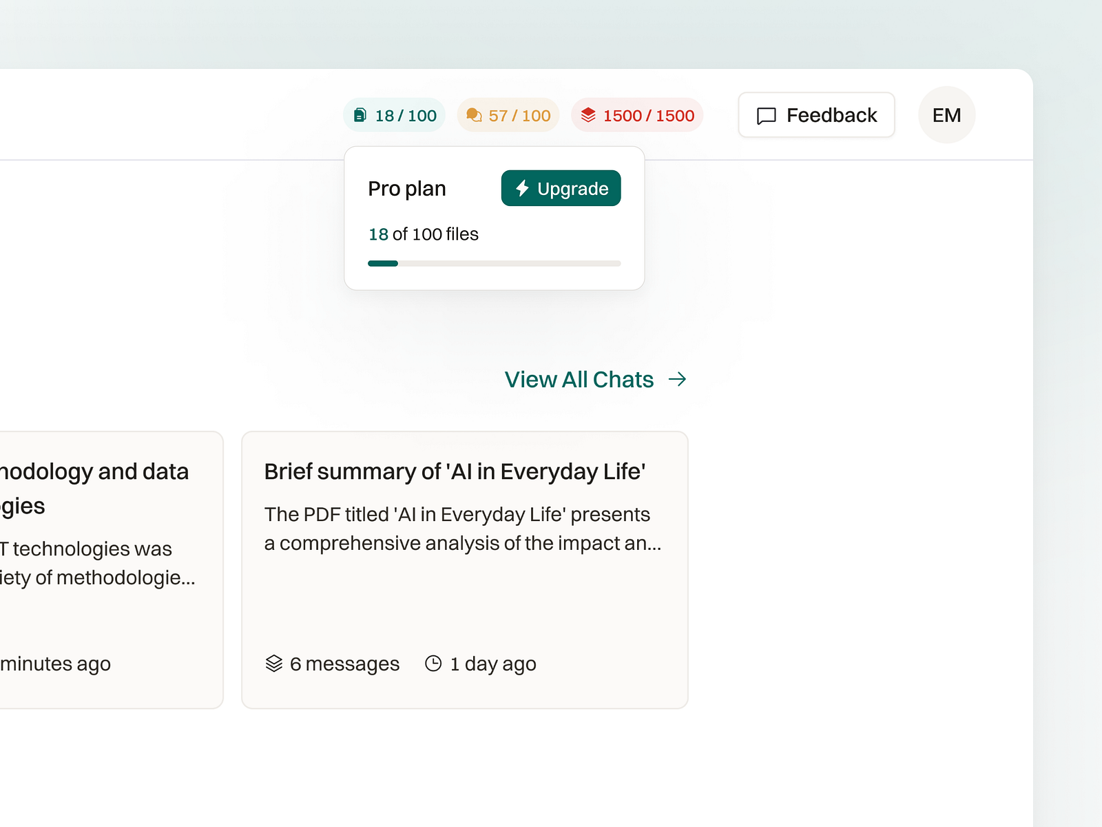 Plan Usage - PDF BFF by Gonçalo Dias on Dribbble