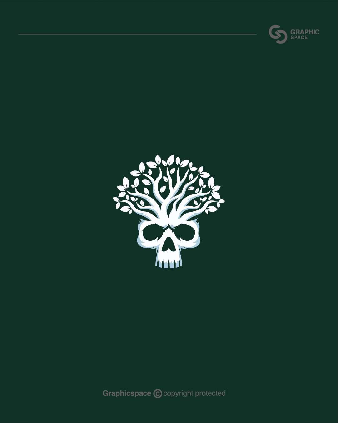 skull and tree logo by m zahid hasan on Dribbble