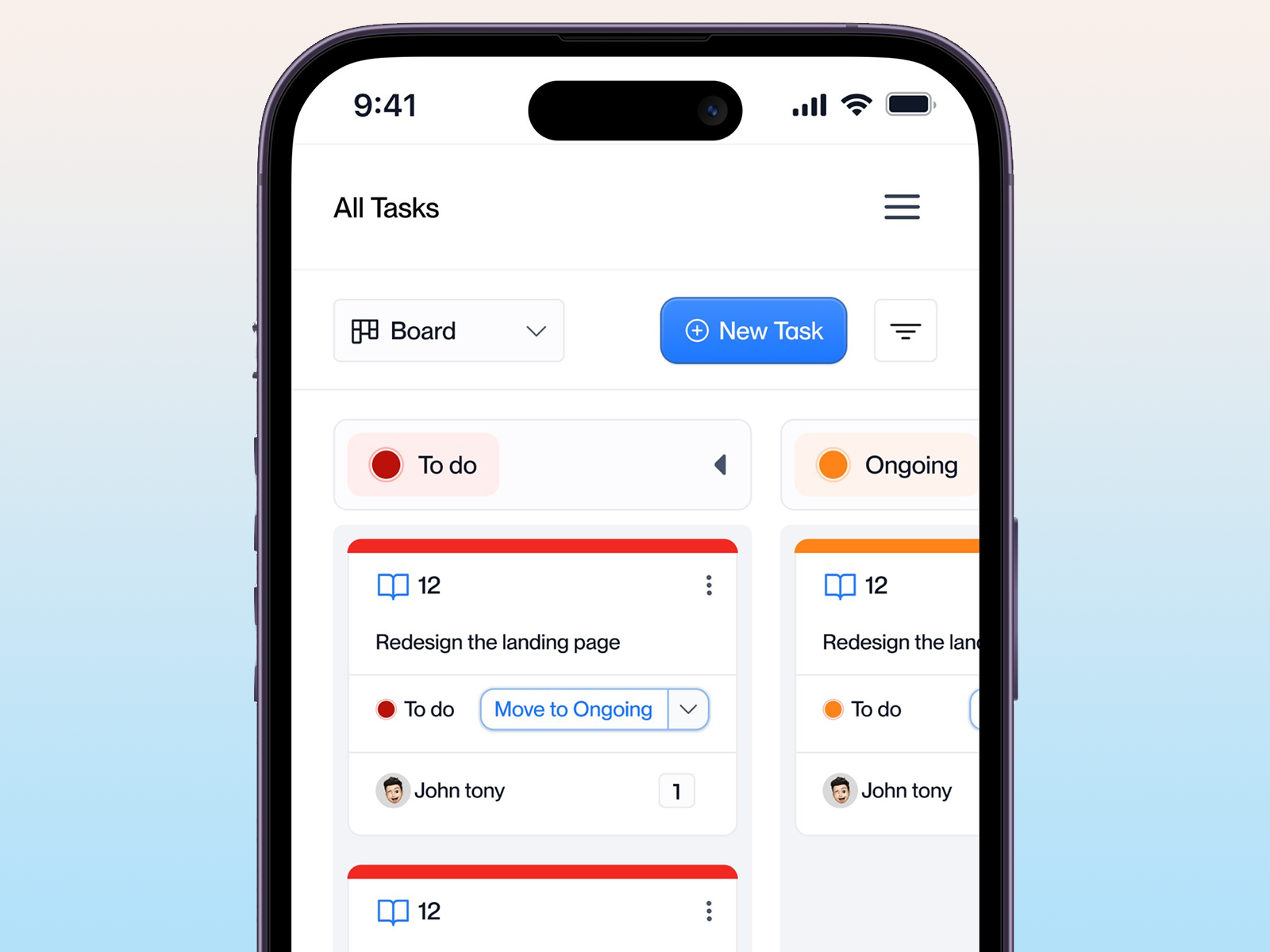 Dashboard: Effortless Task Management Interface by Delusion on Dribbble