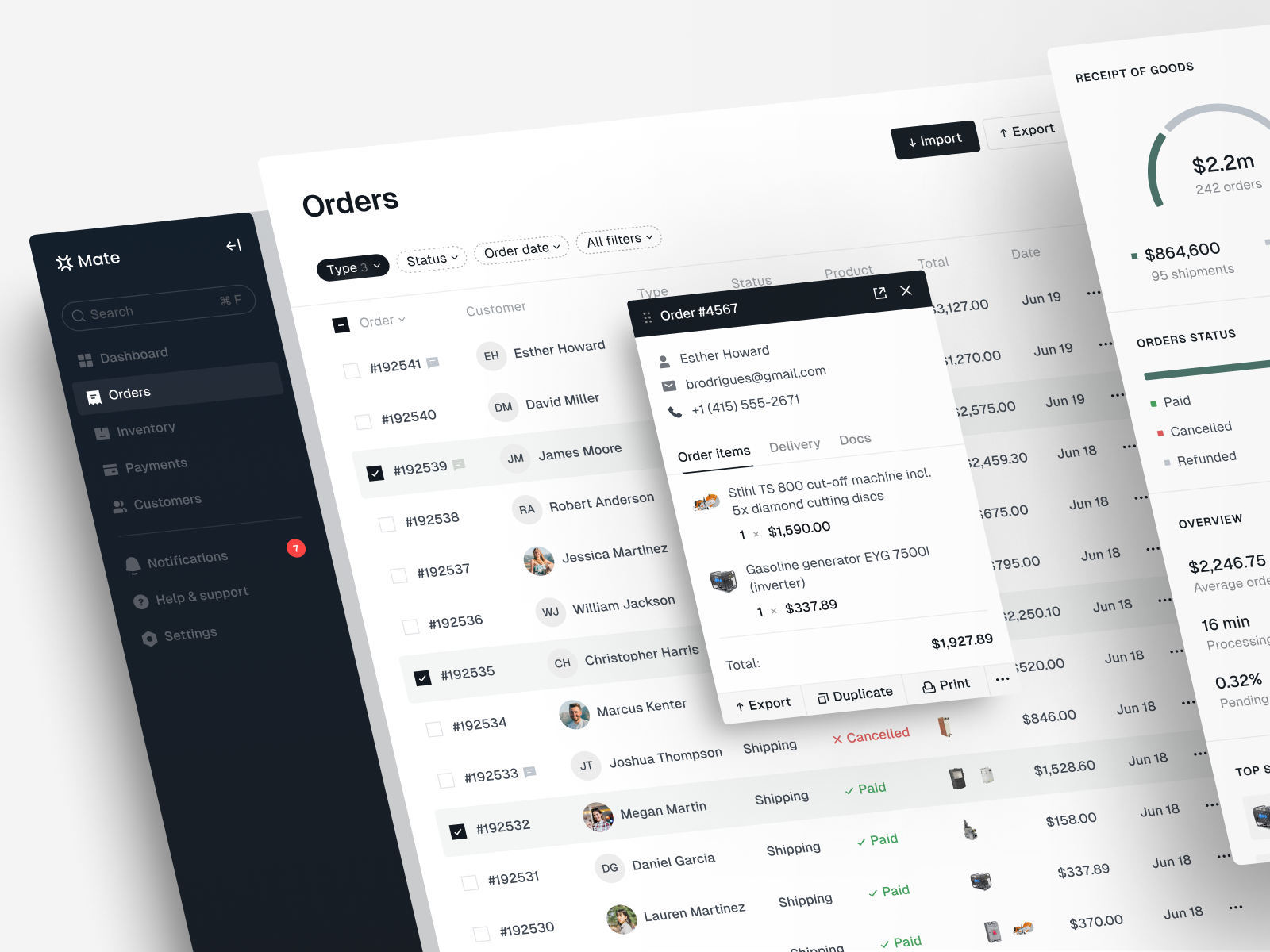 E-Commerce Admin Dashboard Design Concept by Shakuro UI/UX for Shakuro on Dribbble