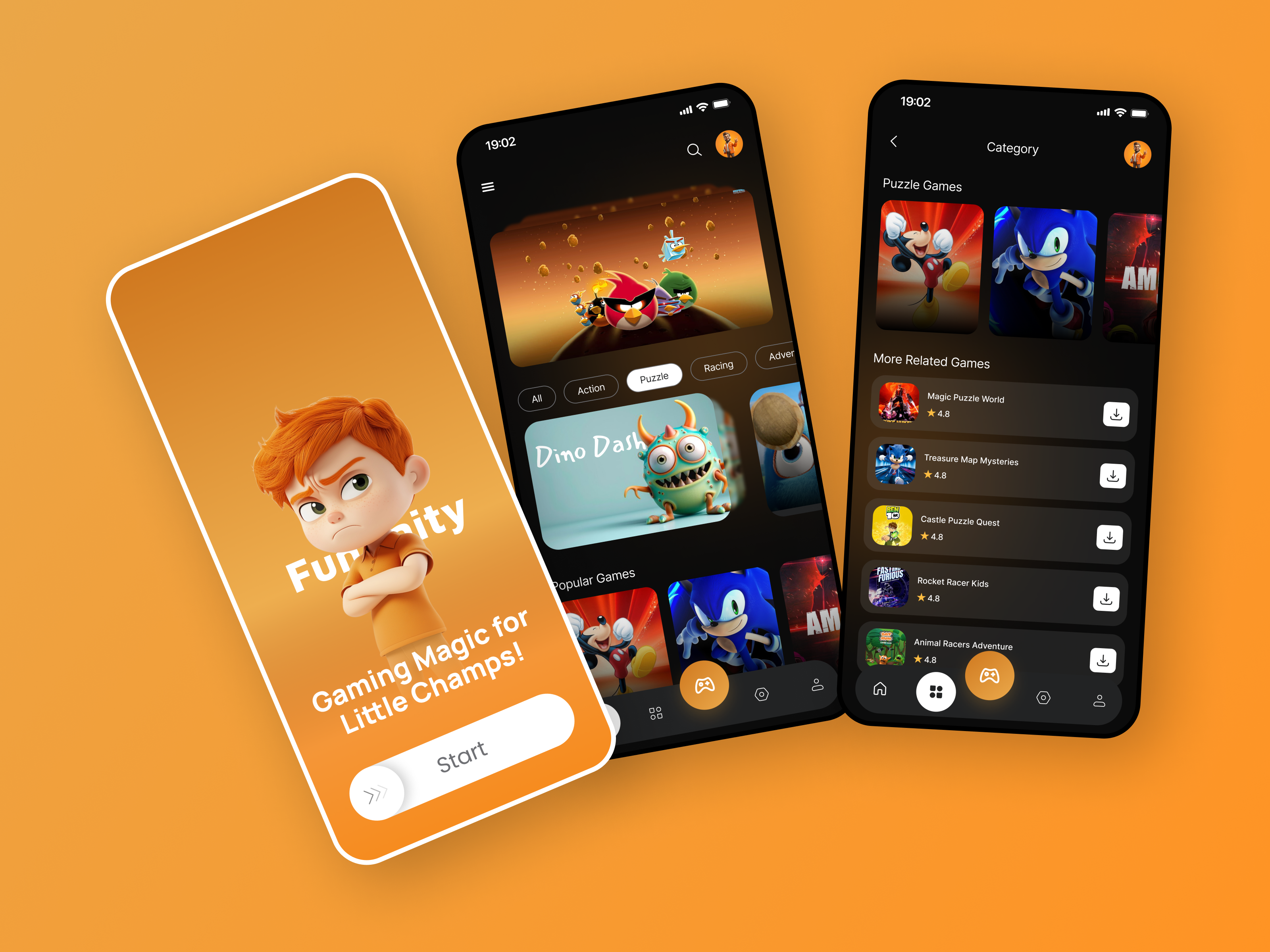 Kids' Game Hub App UI Design 🌟 by Saiful Ahmed on Dribbble