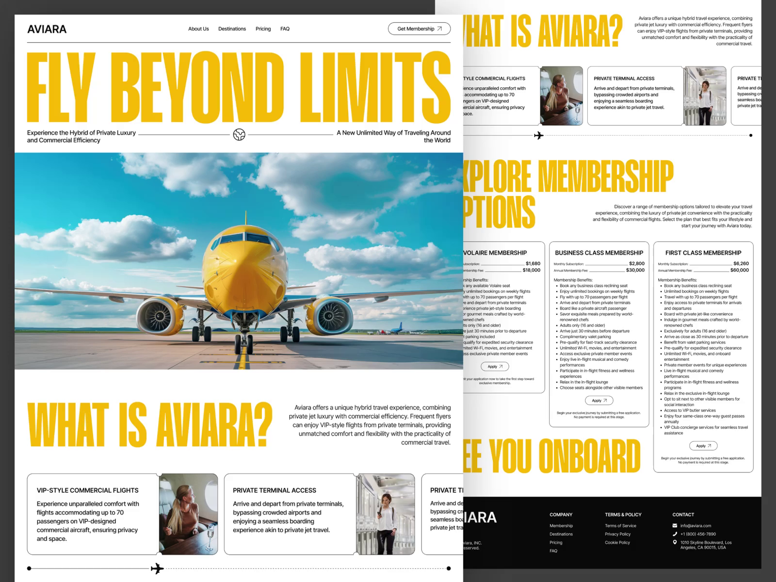 Avia Company Website Design by Lumios Digital on Dribbble