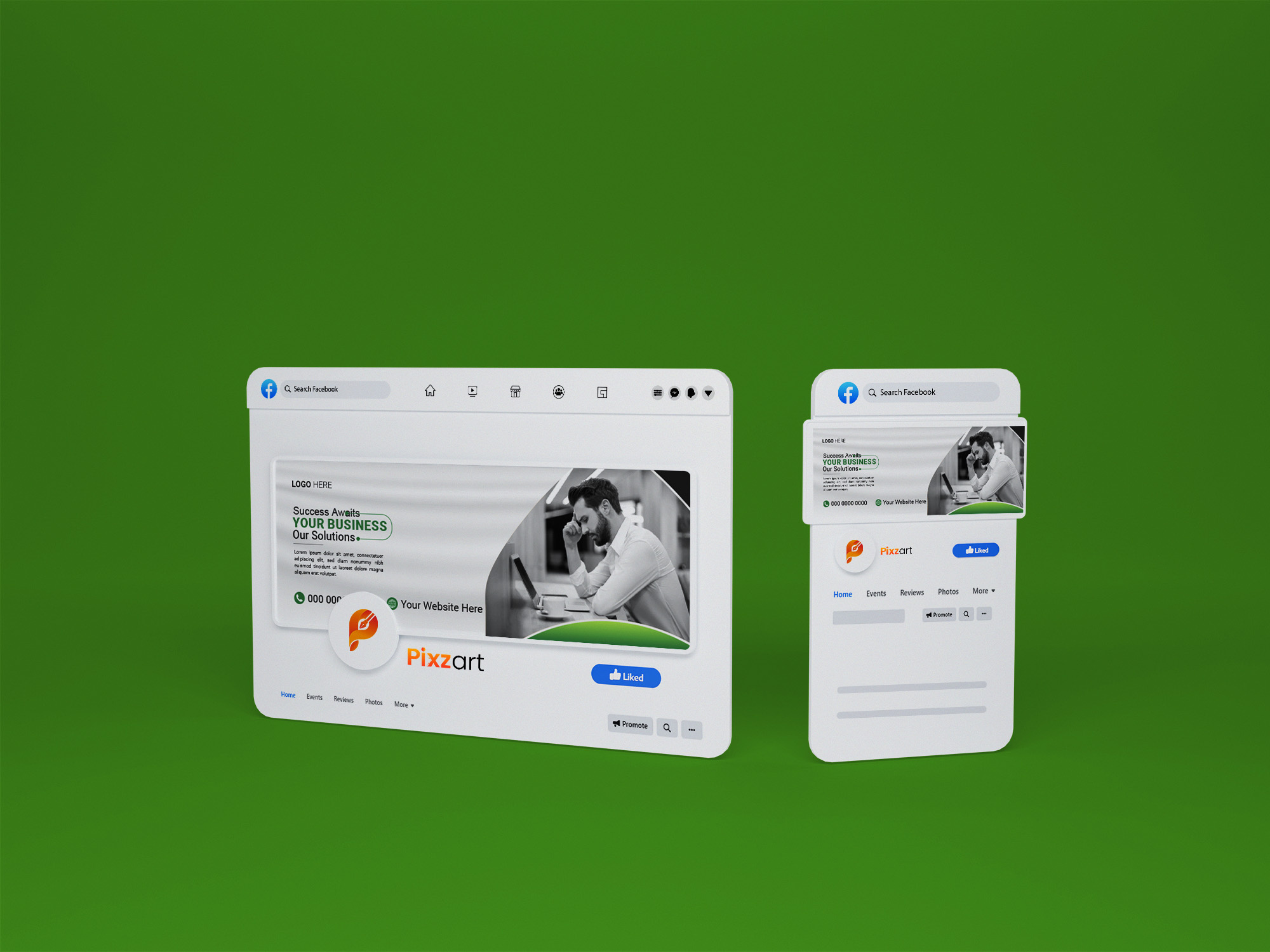 Modern Business Facebook Cover Design by MD Shahadat Hossain Bhuvan on Dribbble