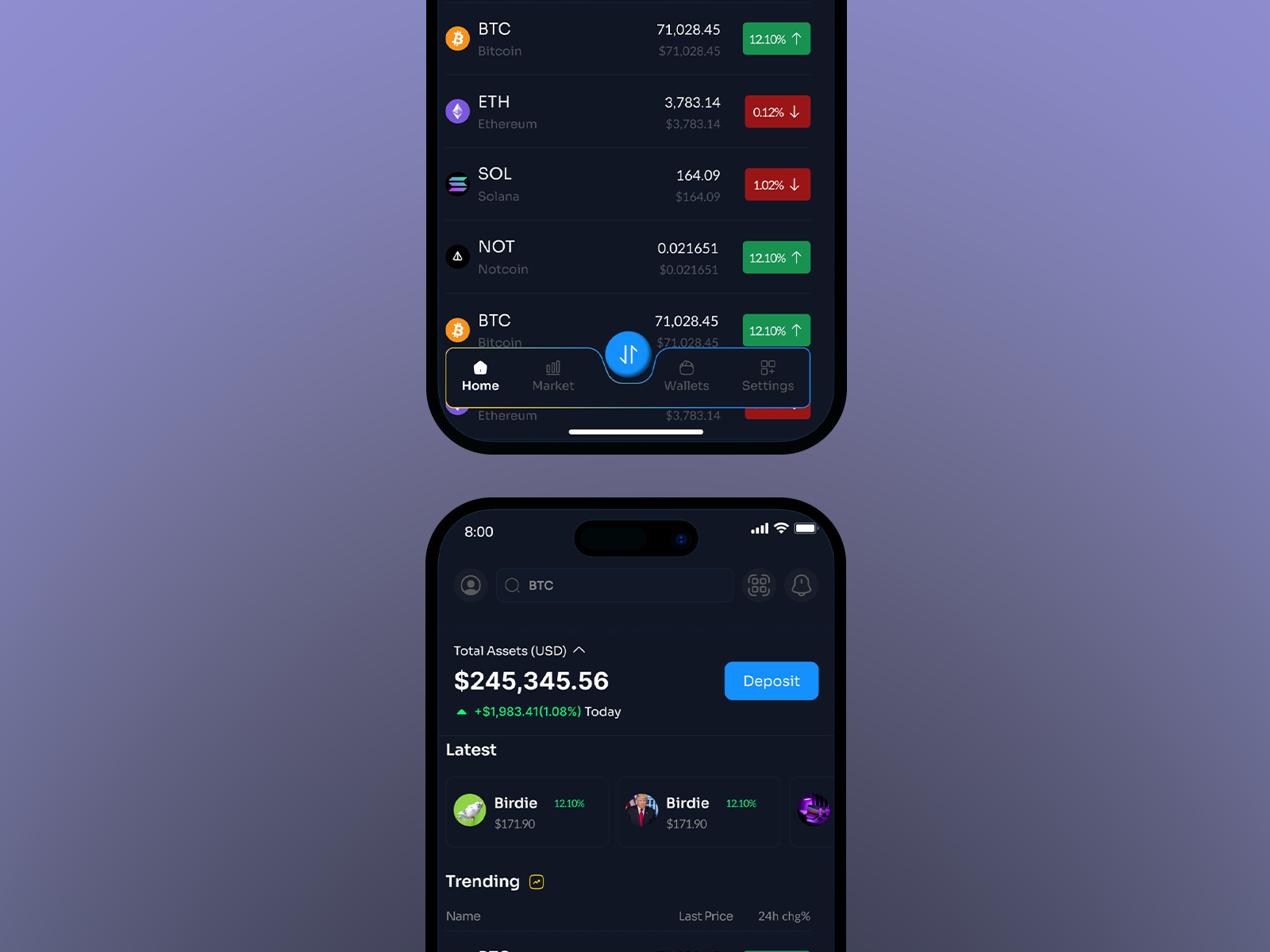 Trading Platform Landing Page by Josh D on Dribbble