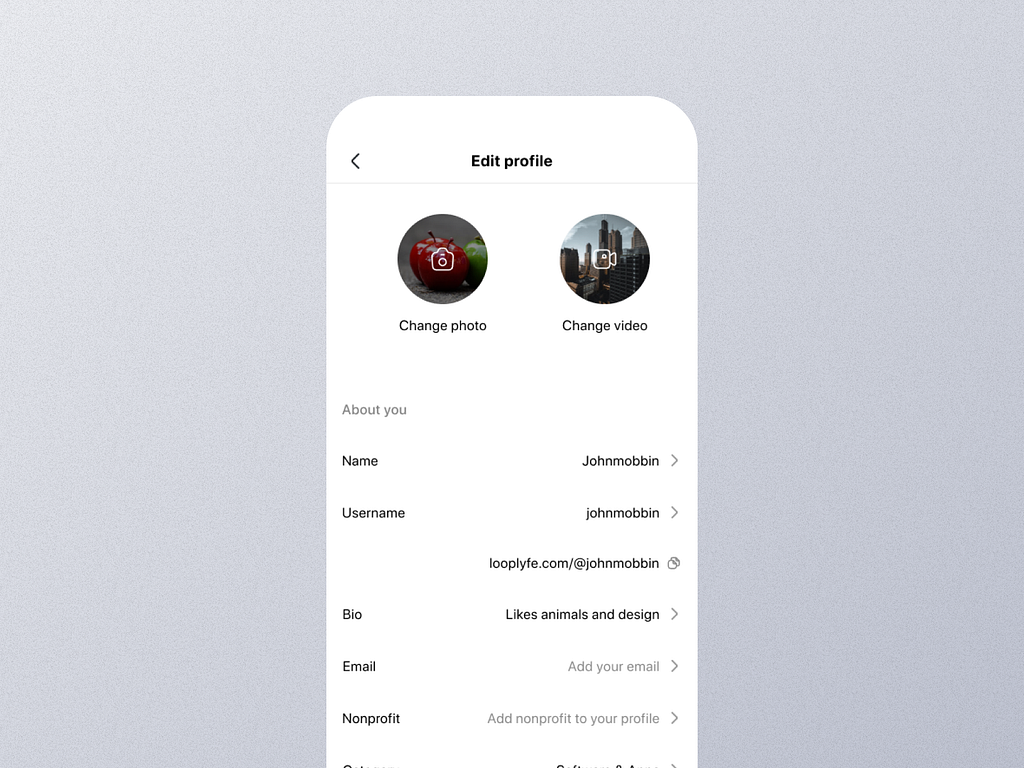 Edit Profile Mobile App Ui By Ui Ants On Dribbble