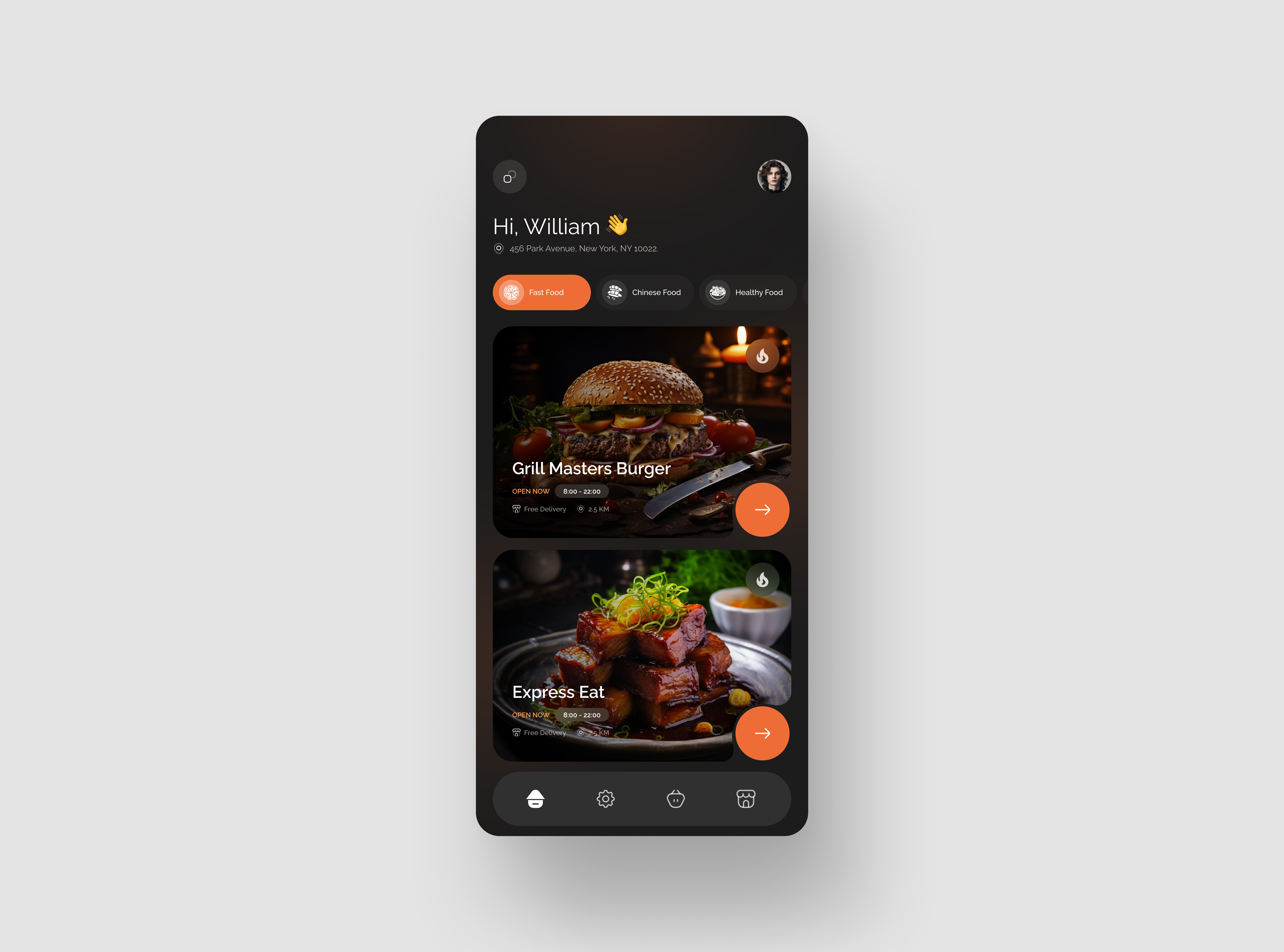 Fast Food Mobile App by Abdul Mutakabar Ayaz on Dribbble