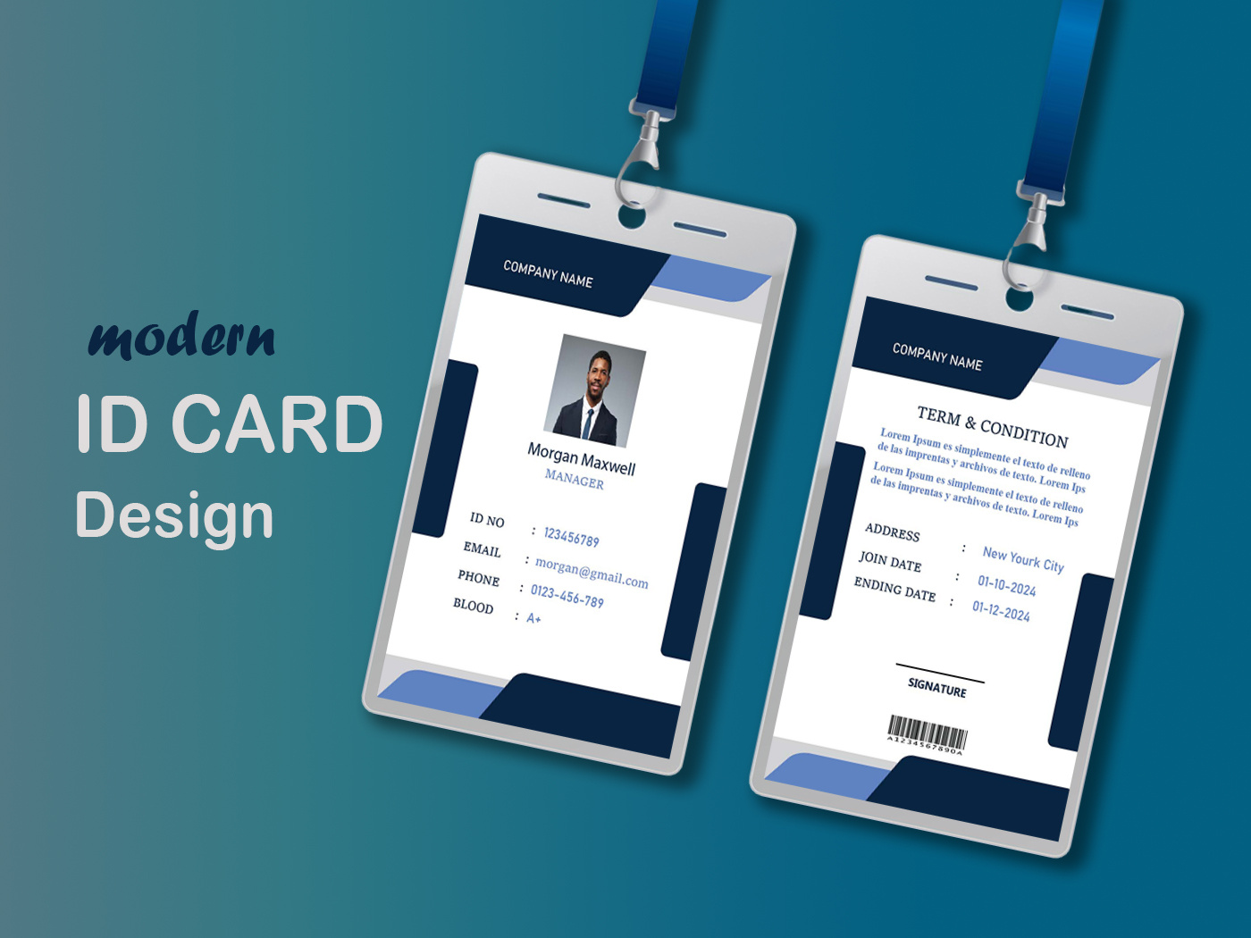 ID Card Design by Tanzina Islam Ruma on Dribbble