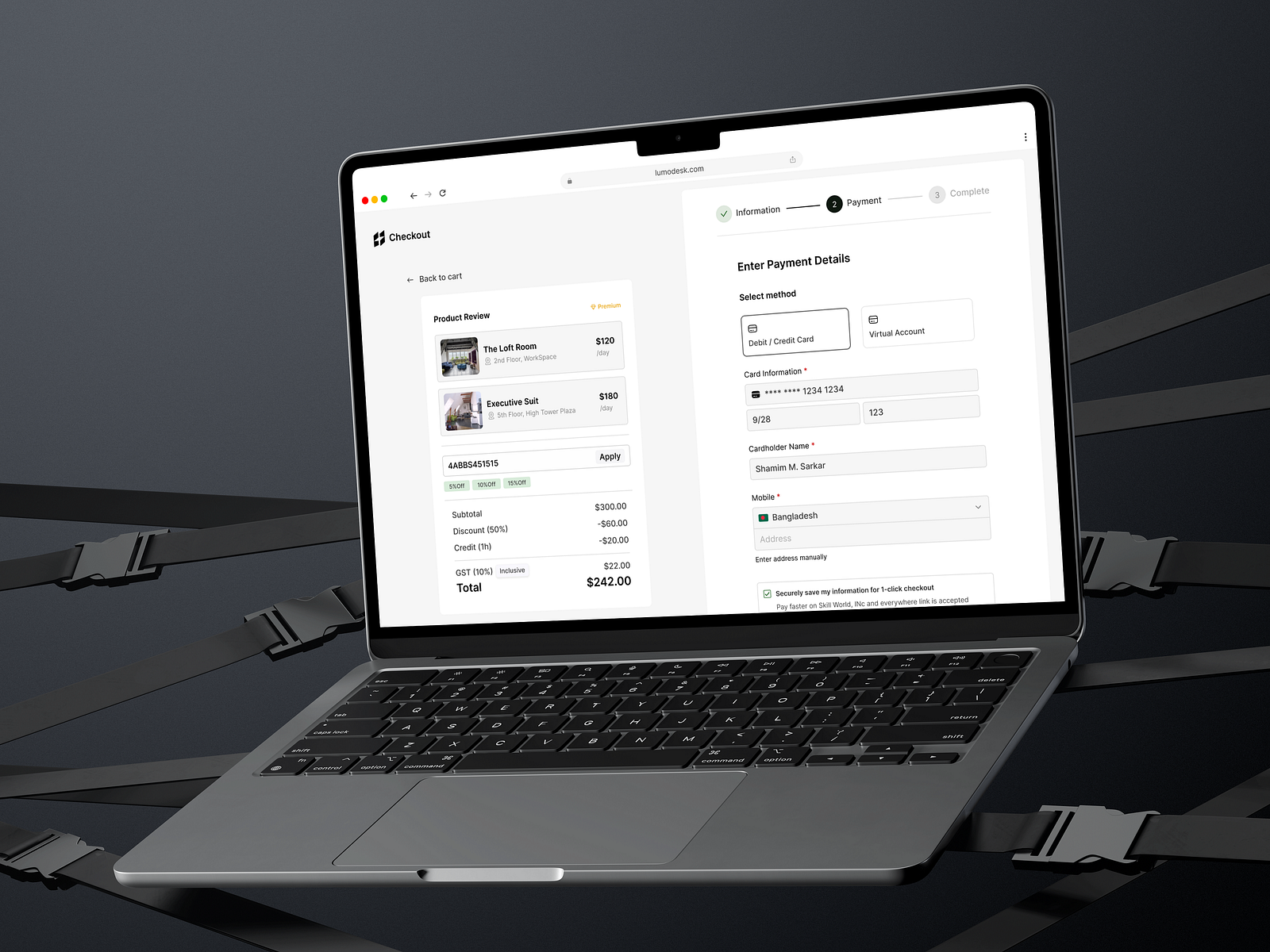 Checkout Page UI Design by Shamim M. Sarkar on Dribbble