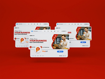 Modern Business Facebook Cover Design by MD Shahadat Hossain Bhuvan on Dribbble