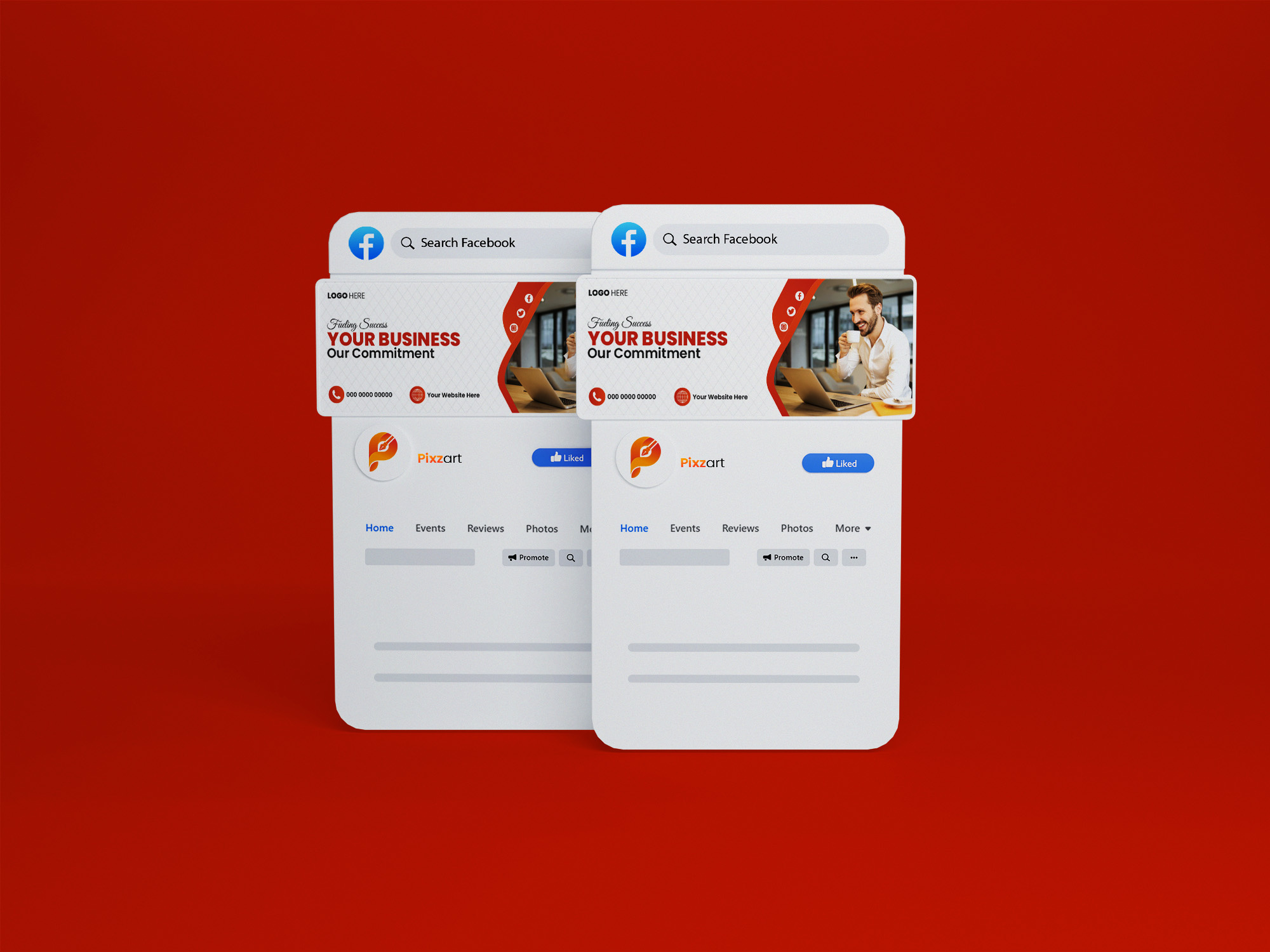 Modern Business Facebook Cover Design by MD Shahadat Hossain Bhuvan on Dribbble