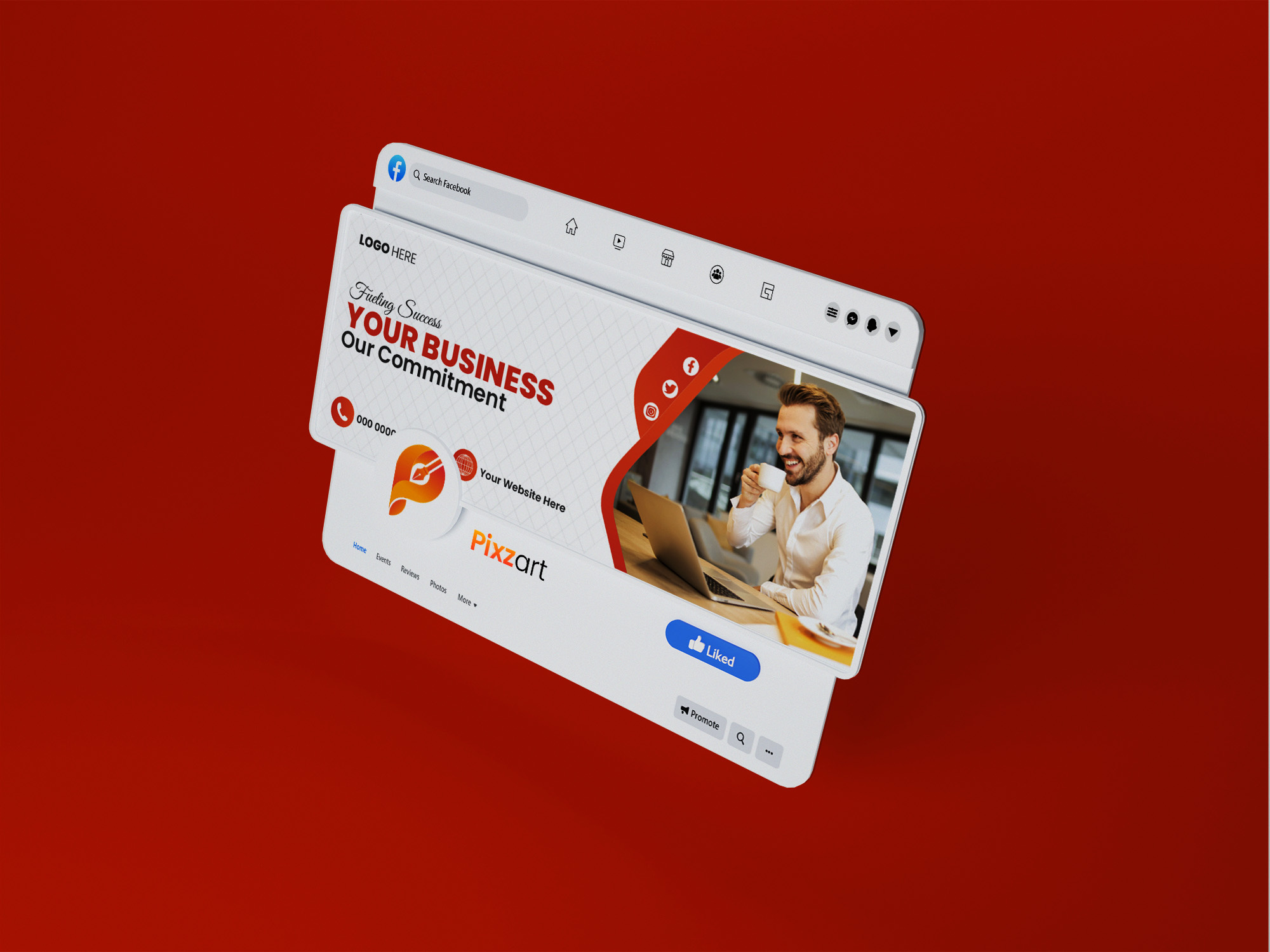 Modern Business Facebook Cover Design by MD Shahadat Hossain Bhuvan on Dribbble