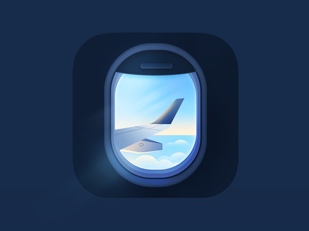 Airplane App Icon by Igor Radivojevic on Dribbble