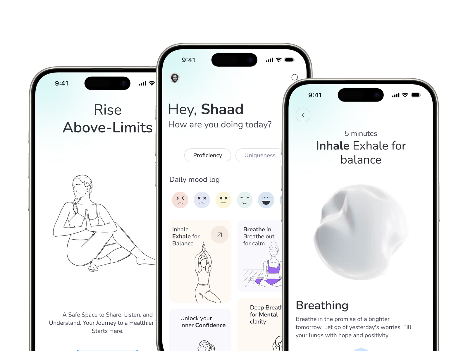 Ai mental health app design by Mohammad shaad on Dribbble
