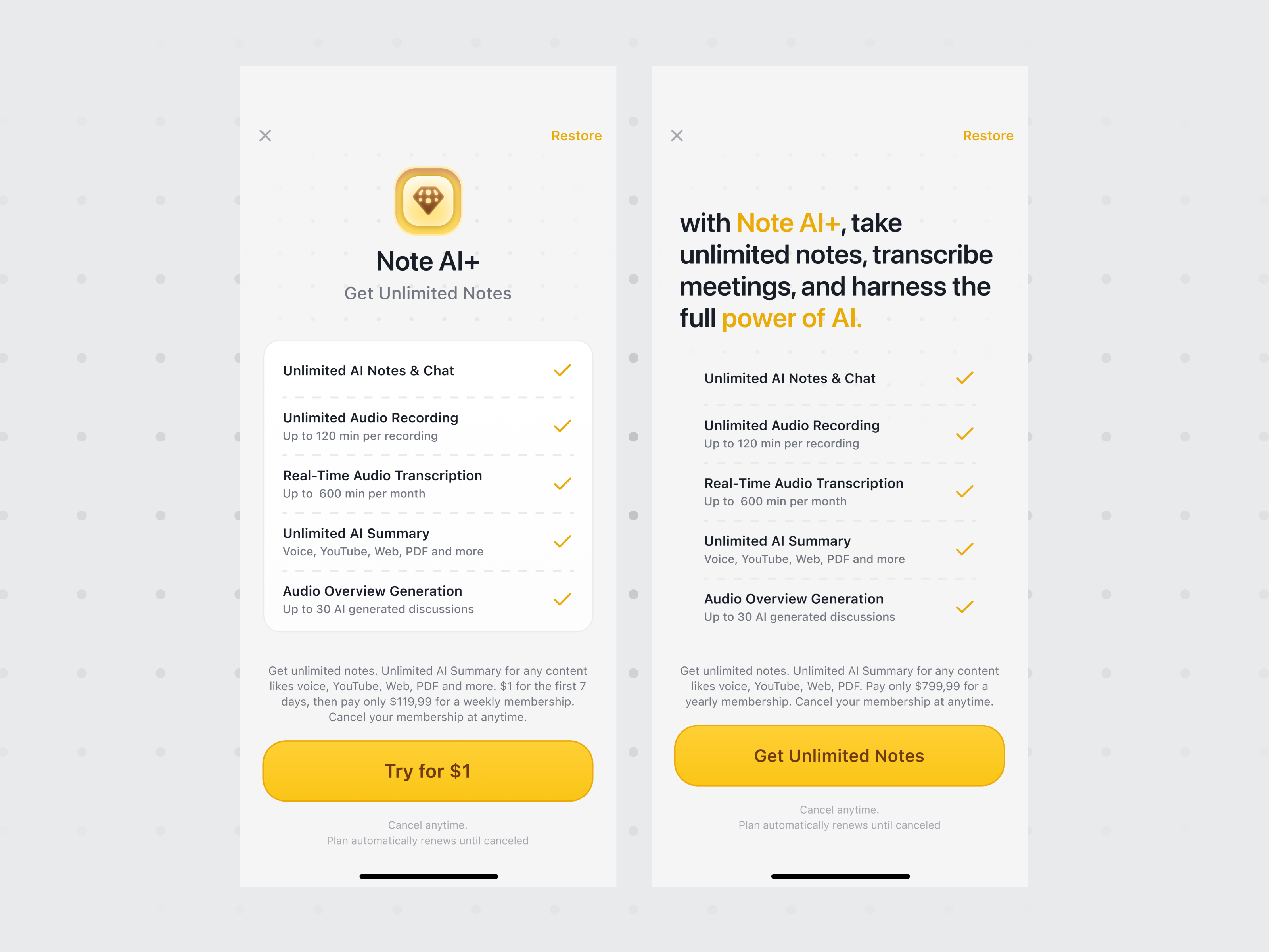 Note AI: an AI-Powered Note Taker App by Ömer Aslan on Dribbble