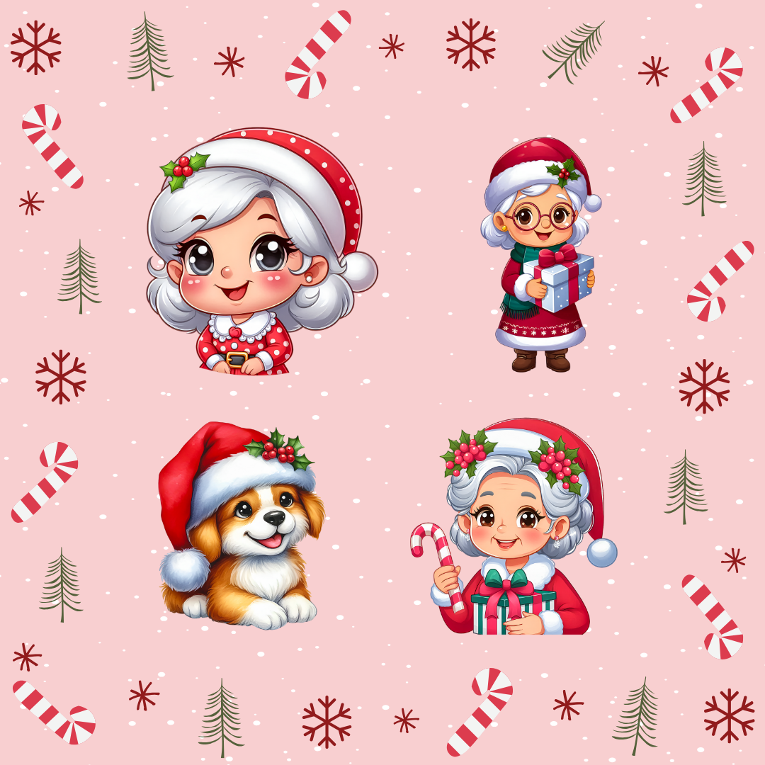 Merry Christmas Clipart set by AZM ART on Dribbble