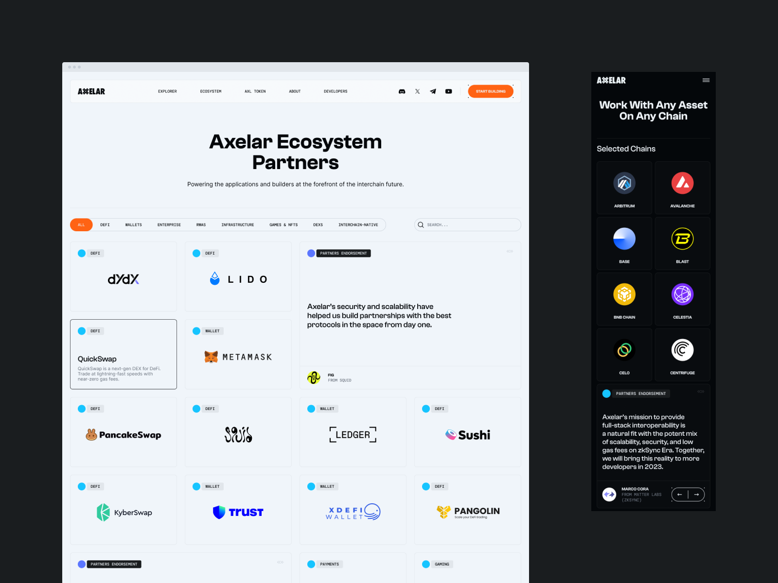 Crypto Partners Page UI Design by Stanislav Kryshtal for The Digital ...