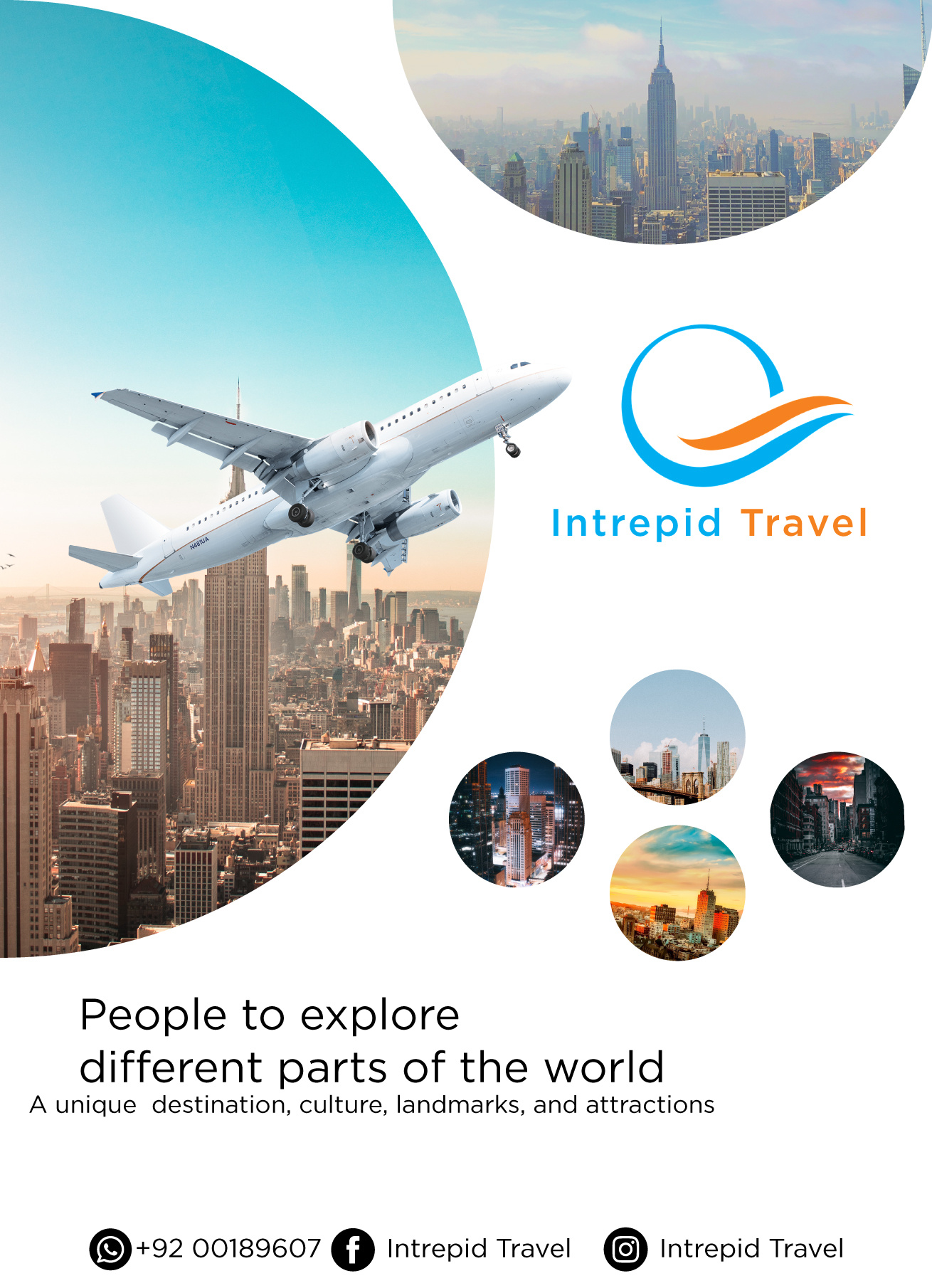 Itrepid Travel (Travel Agency) Flayer Design by Hasnain Thara on Dribbble