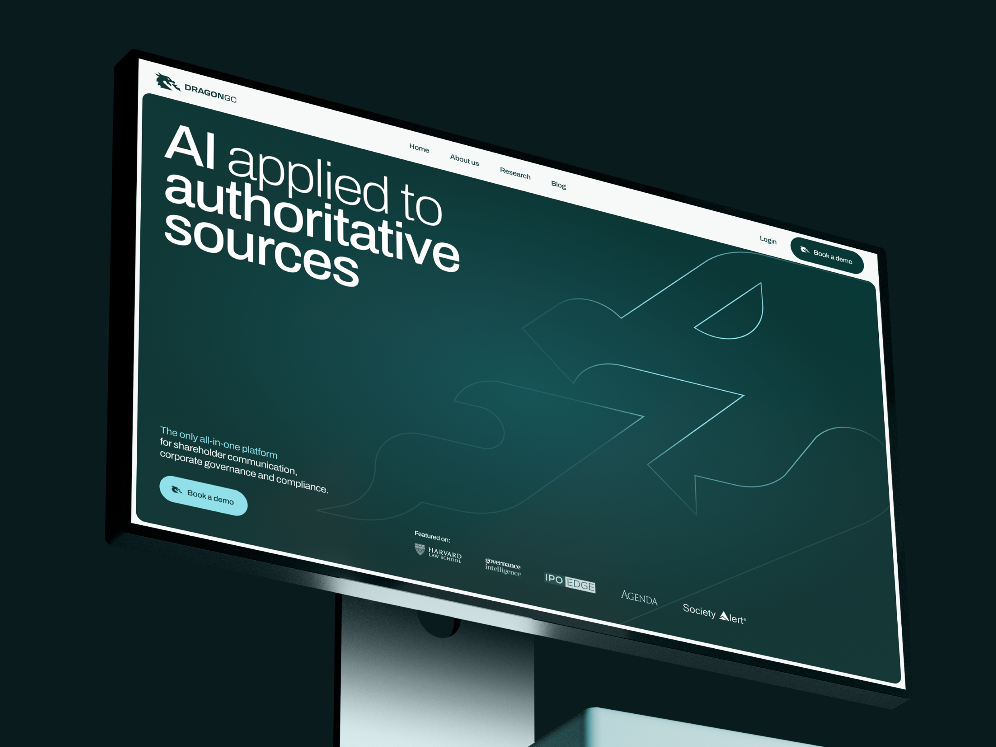 Legal tech website home page DragonGC by Lazarev. | Web Design for Lazarev. UI/UX Design Agency ...
