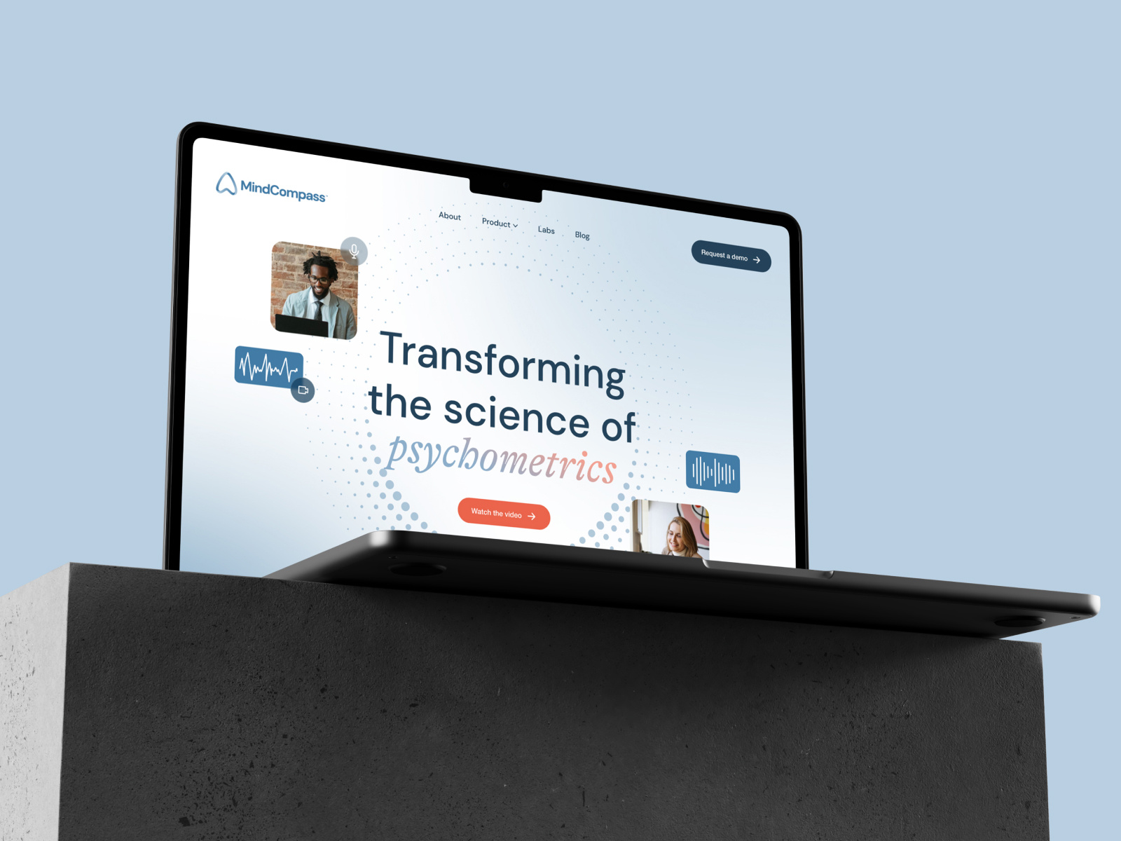 MindCompass - Website by Lucas Aranha for Forwwward Studio on Dribbble