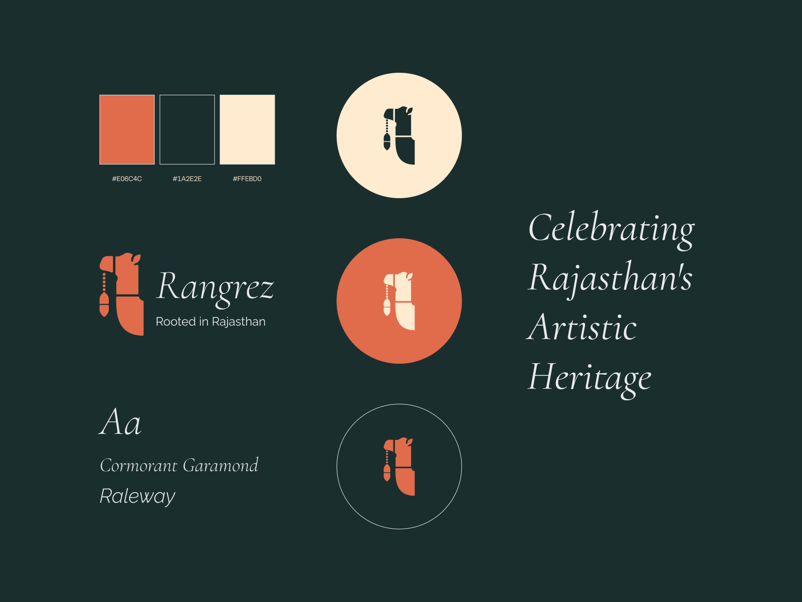 Branding Concept - Rangrez Rooted in Rajasthan by Jai Wadhwani on Dribbble